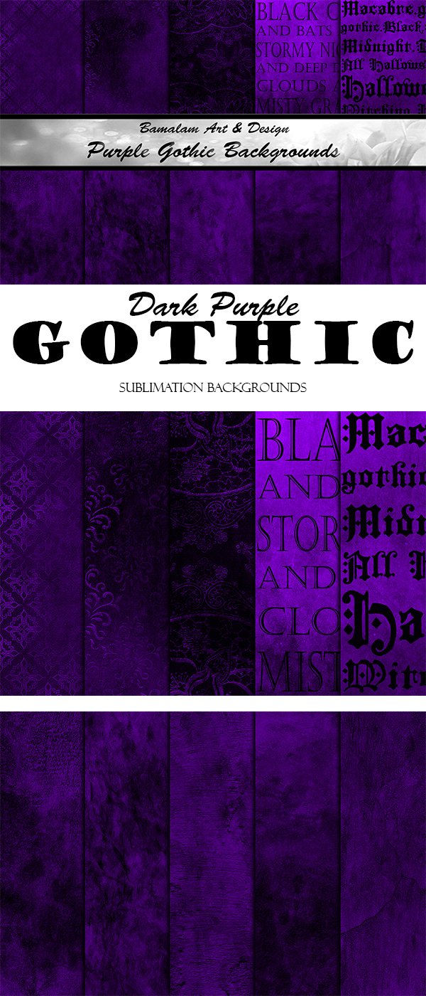 Grunge Gothic Purple Backgrounds