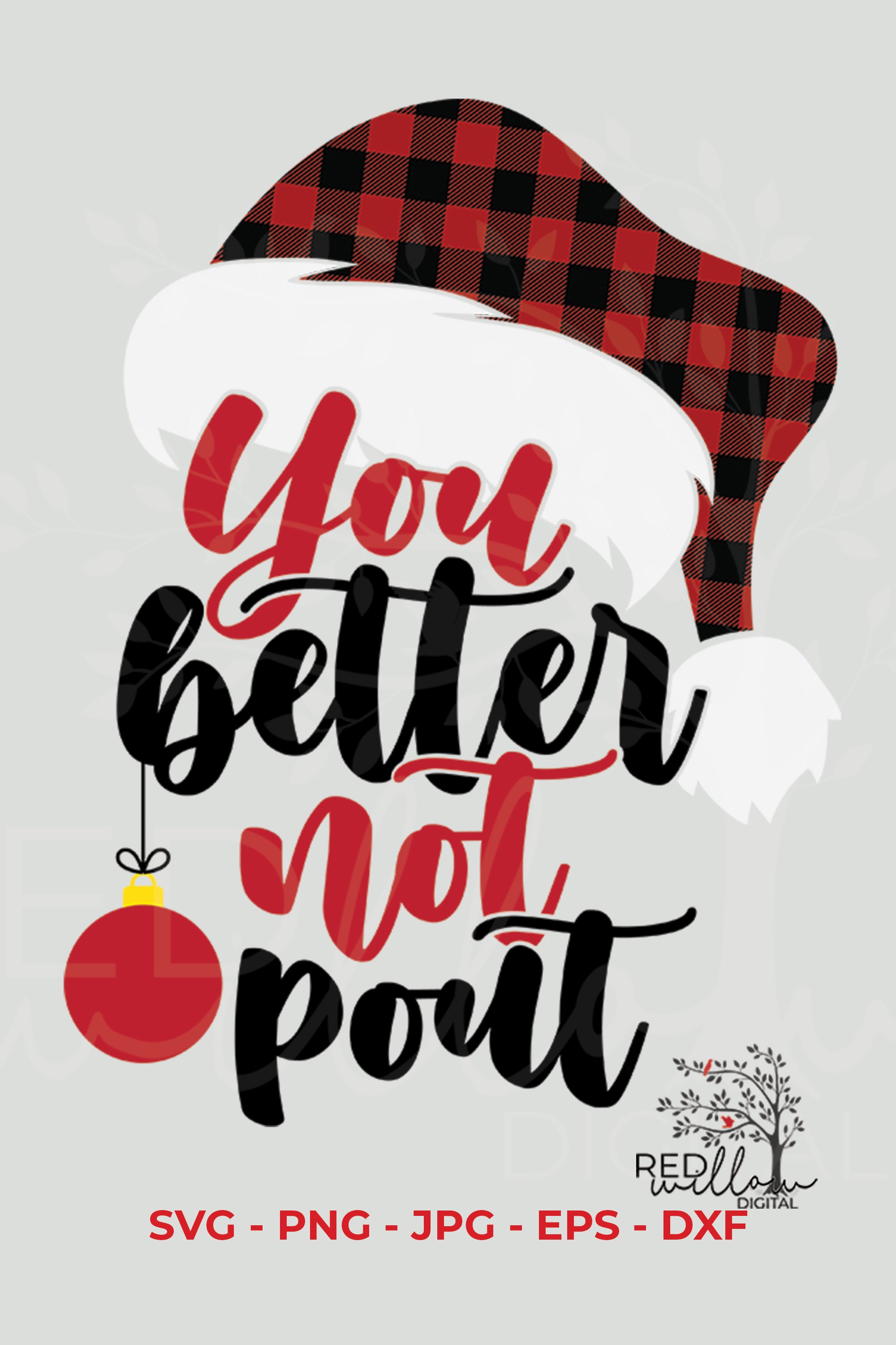 You Better Not Pout | Christmas Design