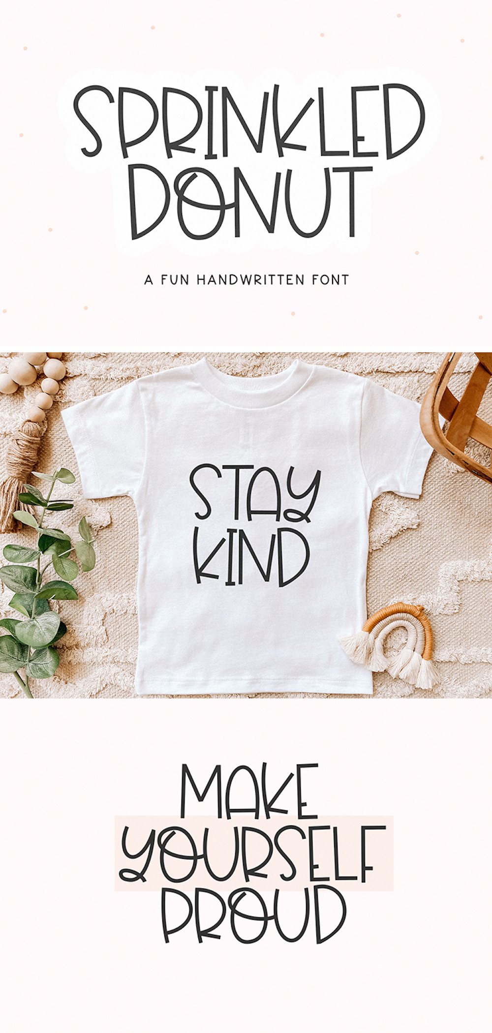 Sprinkled Donut - A Handwritten Font