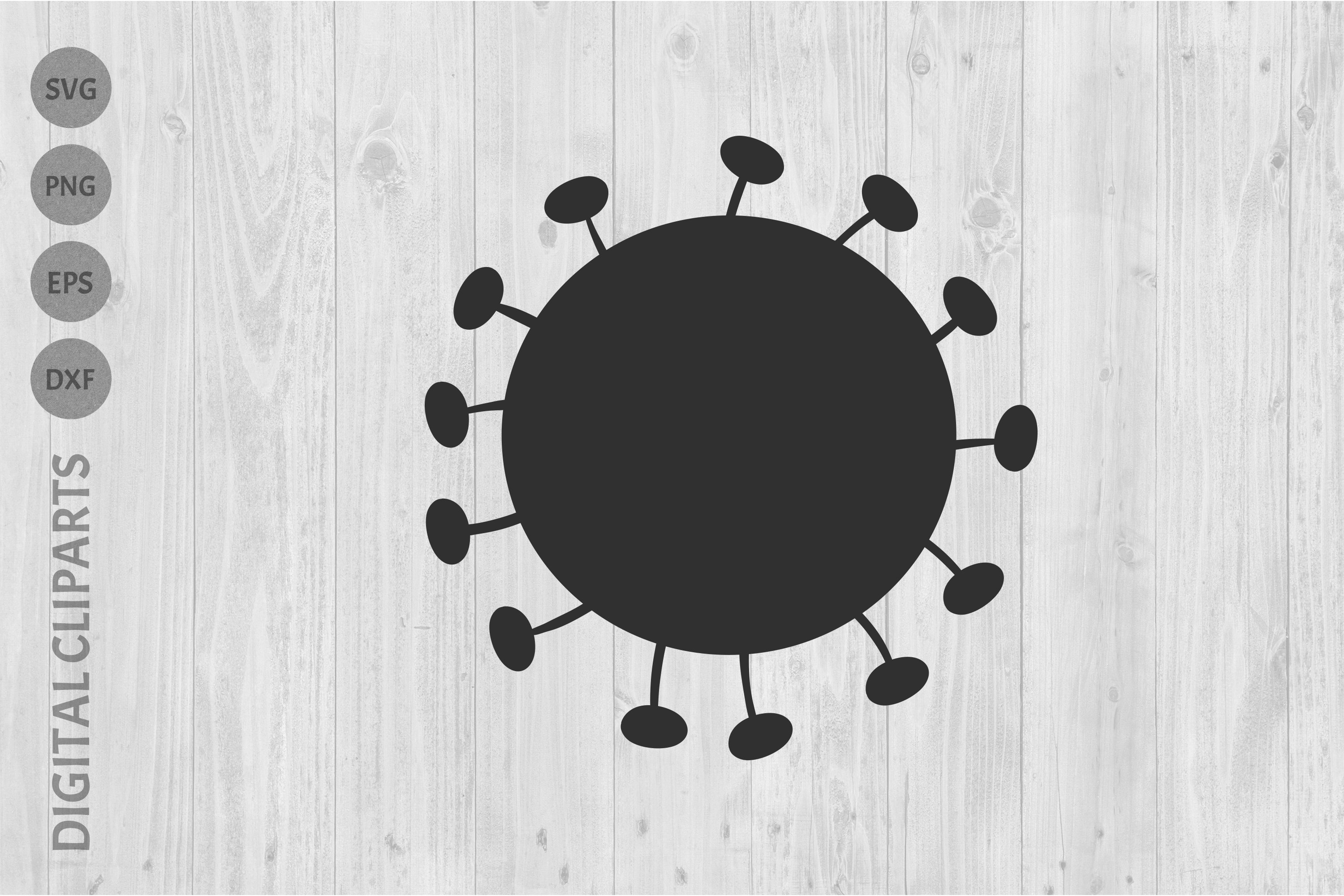 Microbiology bacteria vector set.