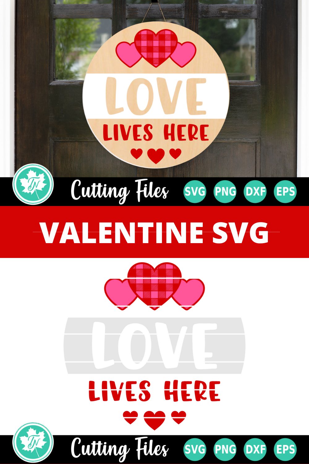 Valentine SVG | Love Lives Here Sign