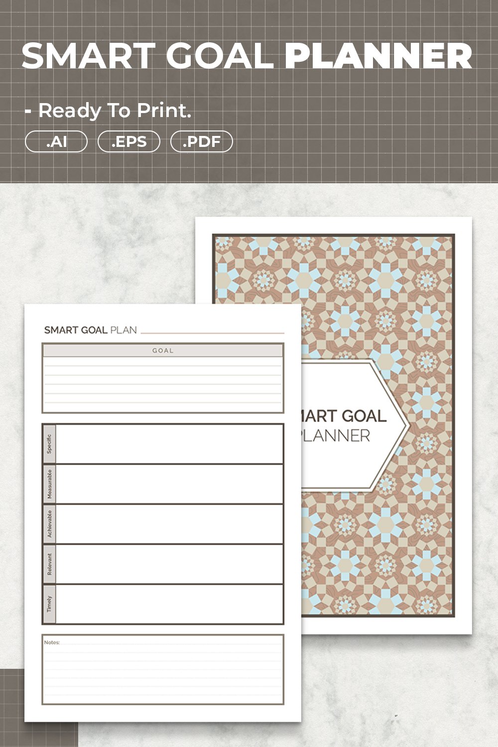 SMART Goal Planner | Printable Template