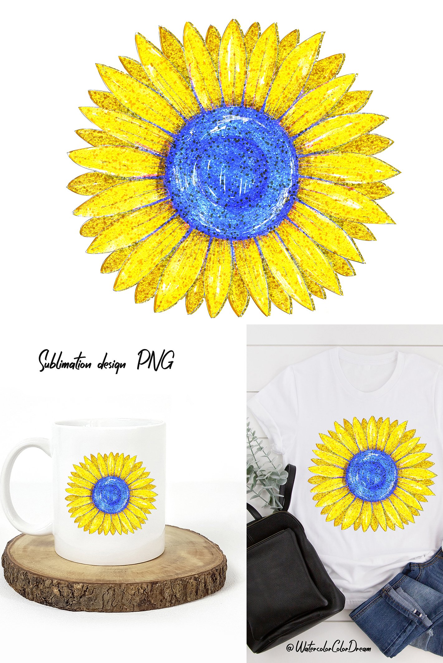 Sunflower Sublimation design (1461258)
