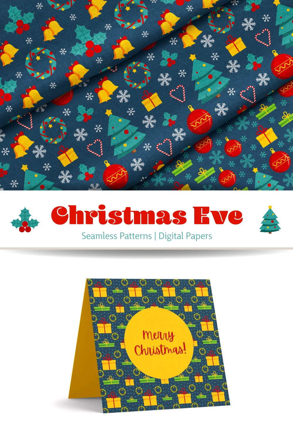 Christmas Eve | Seamless Pattern | Digital Paper