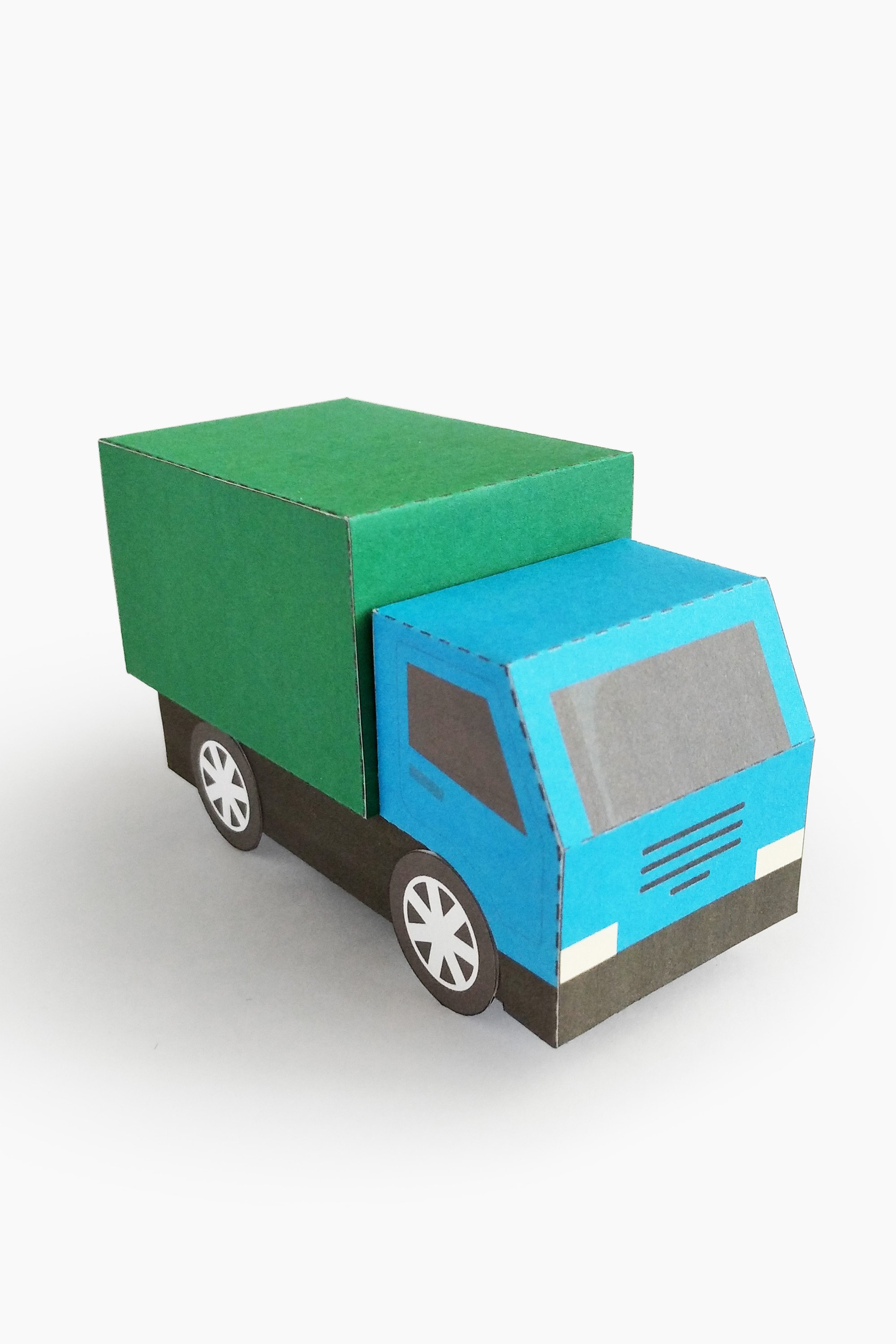 TRUCK Type A. Paper Toy / Gift Box