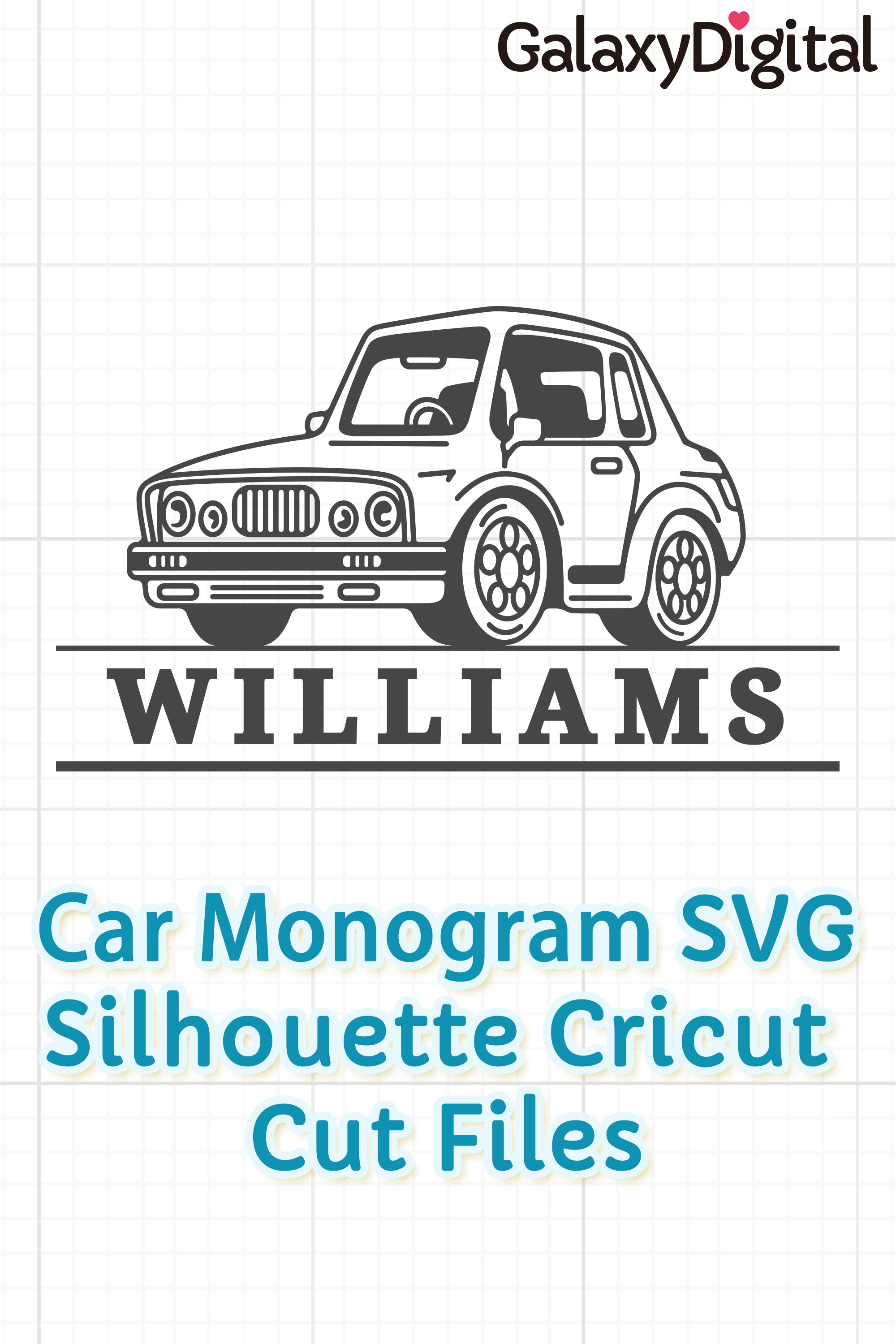Car SVG, Car monogram SVG (2911439)