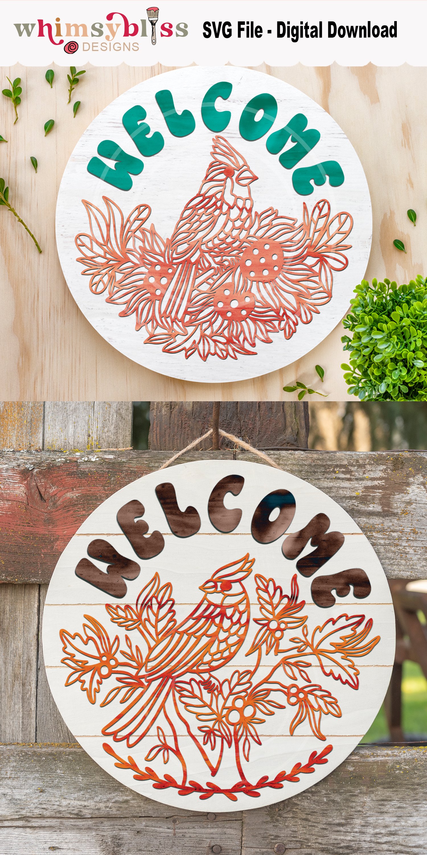 Welcome Round Sign svg