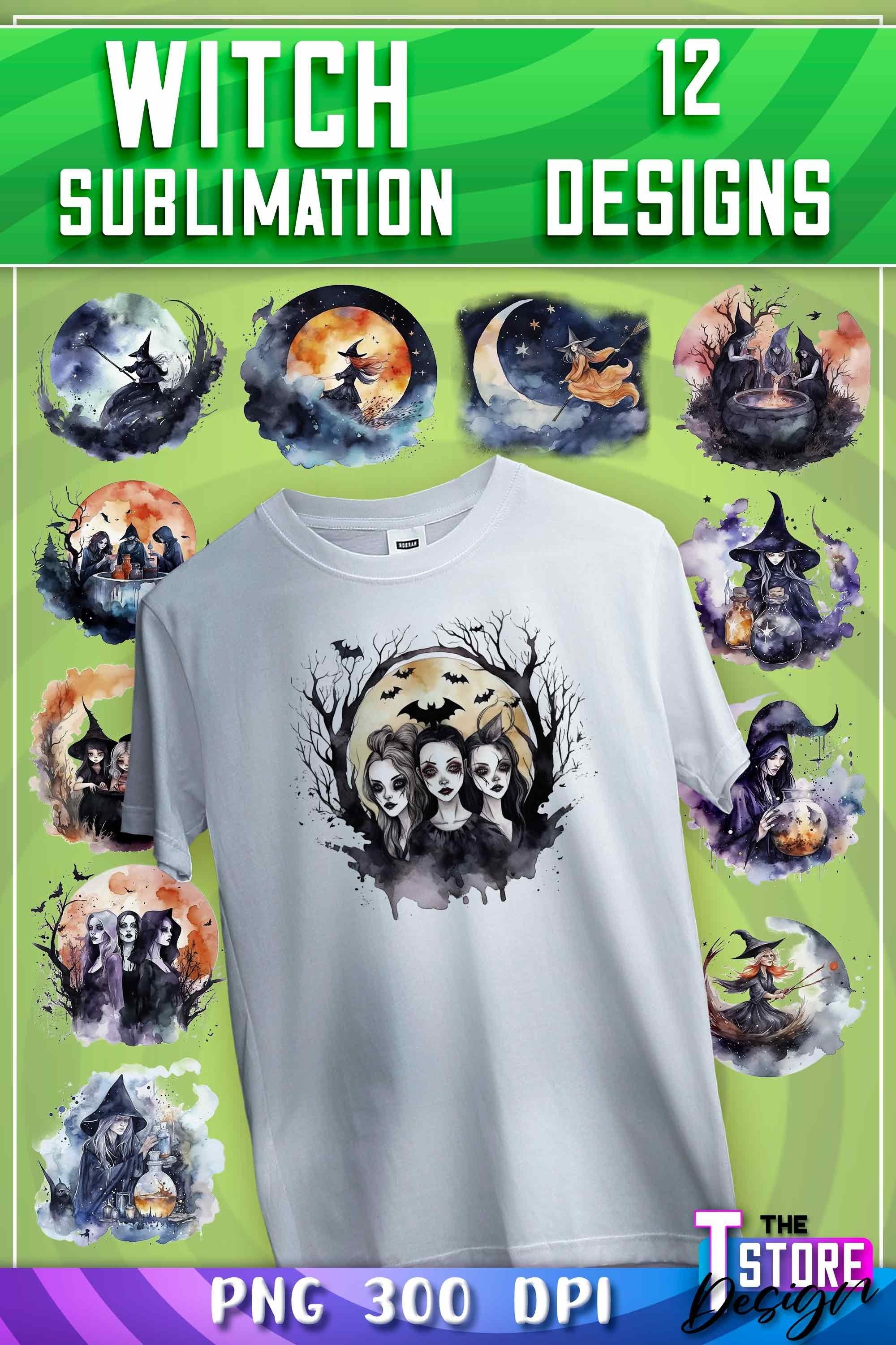Witch Sublimation|Witch Sublimation Design|PNG File|Magic