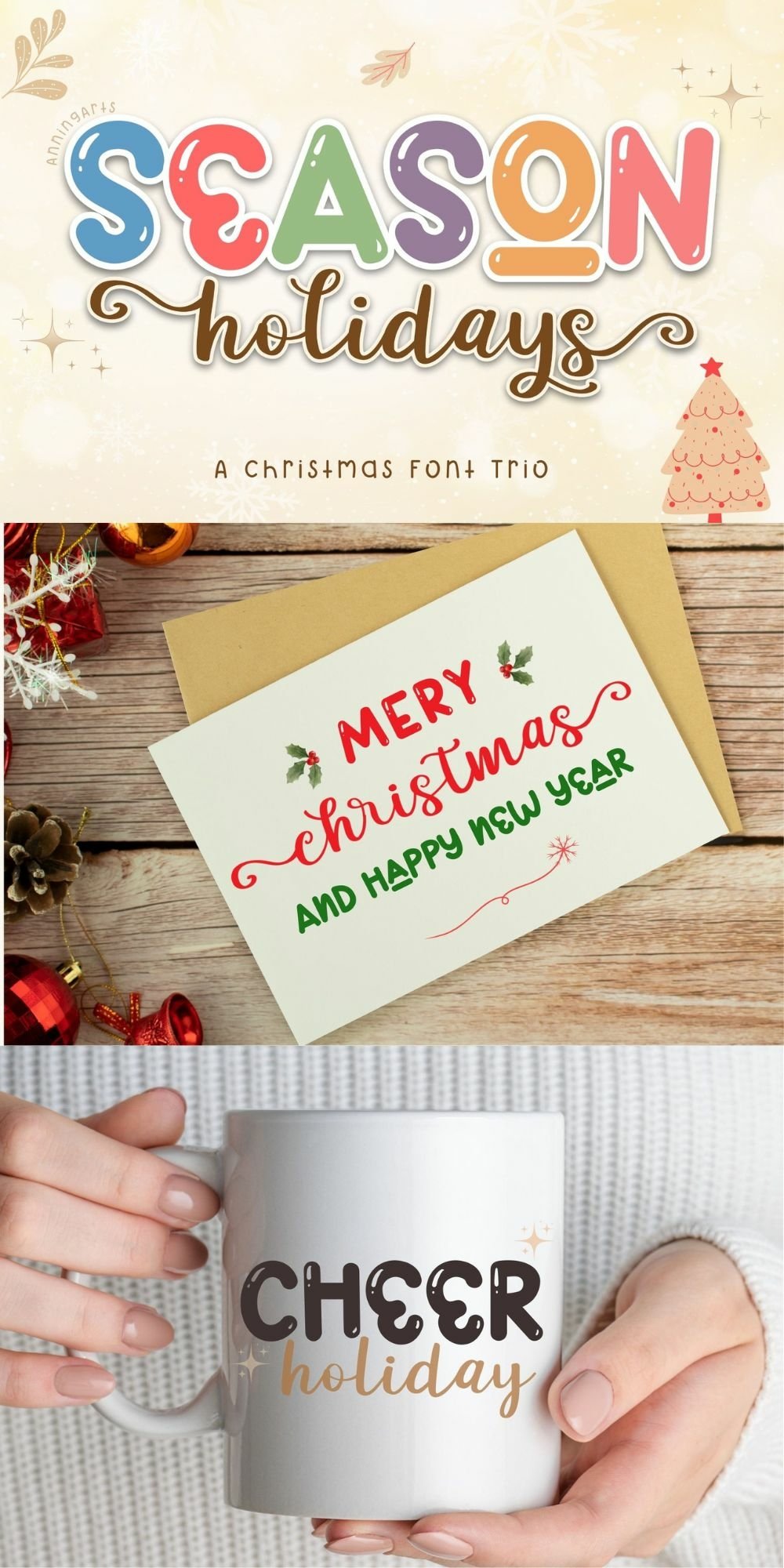Season Holiday - Font Trios