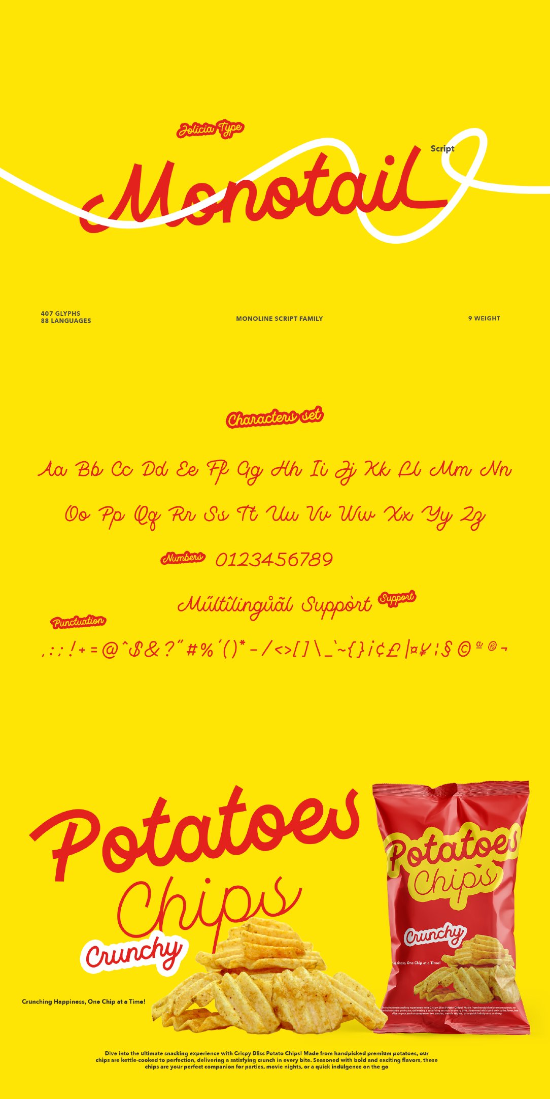 Monotail Script | Monoline Font Family