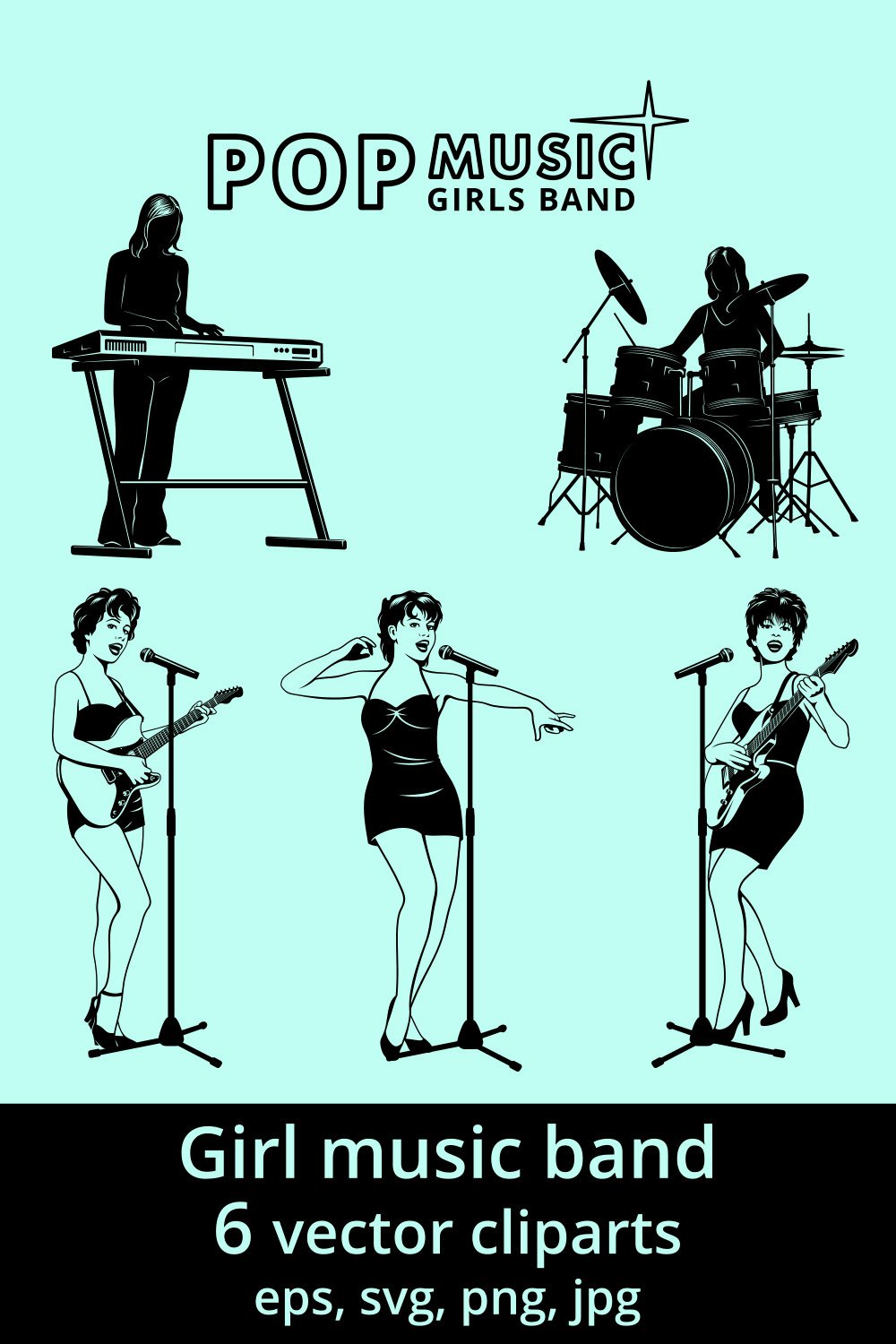 Girl Music Band Set