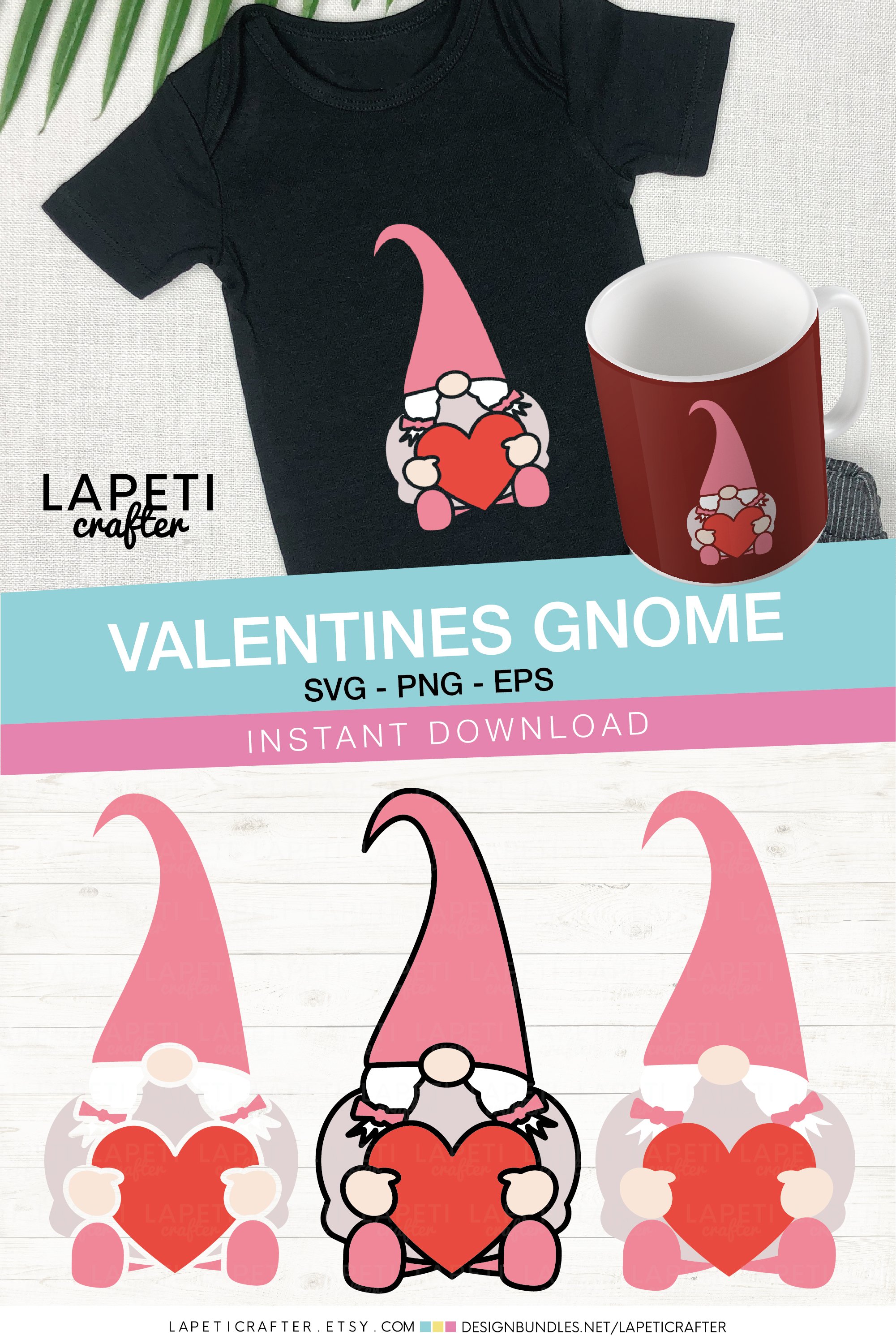 Gnome svg Compatible with Cricut and Silhouette