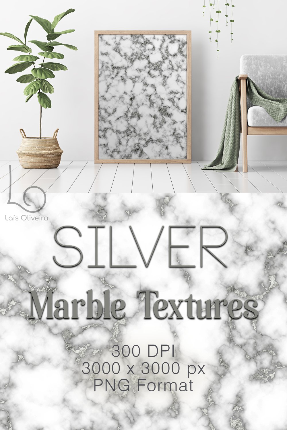 10 Silver Marble Textures