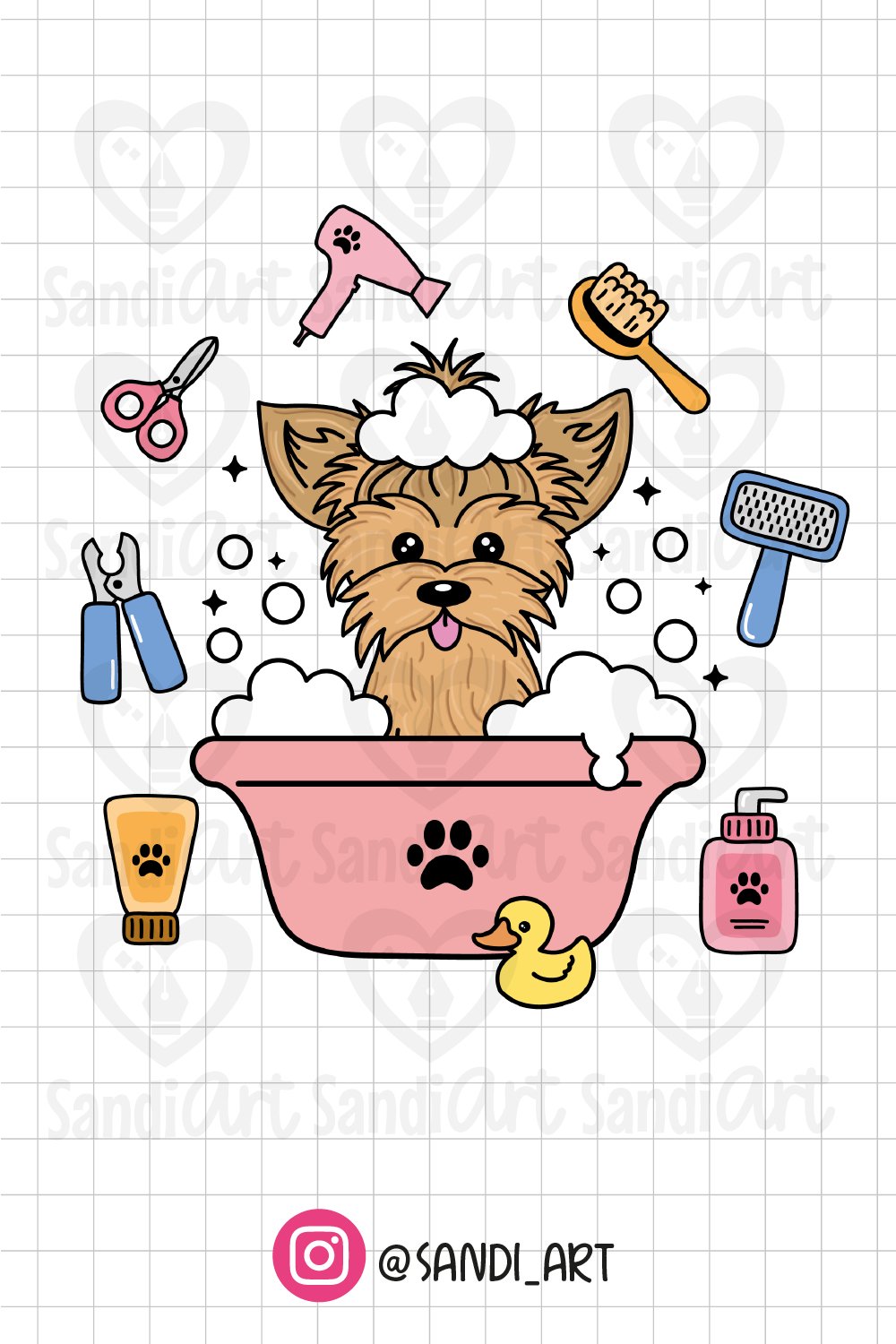 Dog Grooming, SVG, EPS, PNG, Dxf