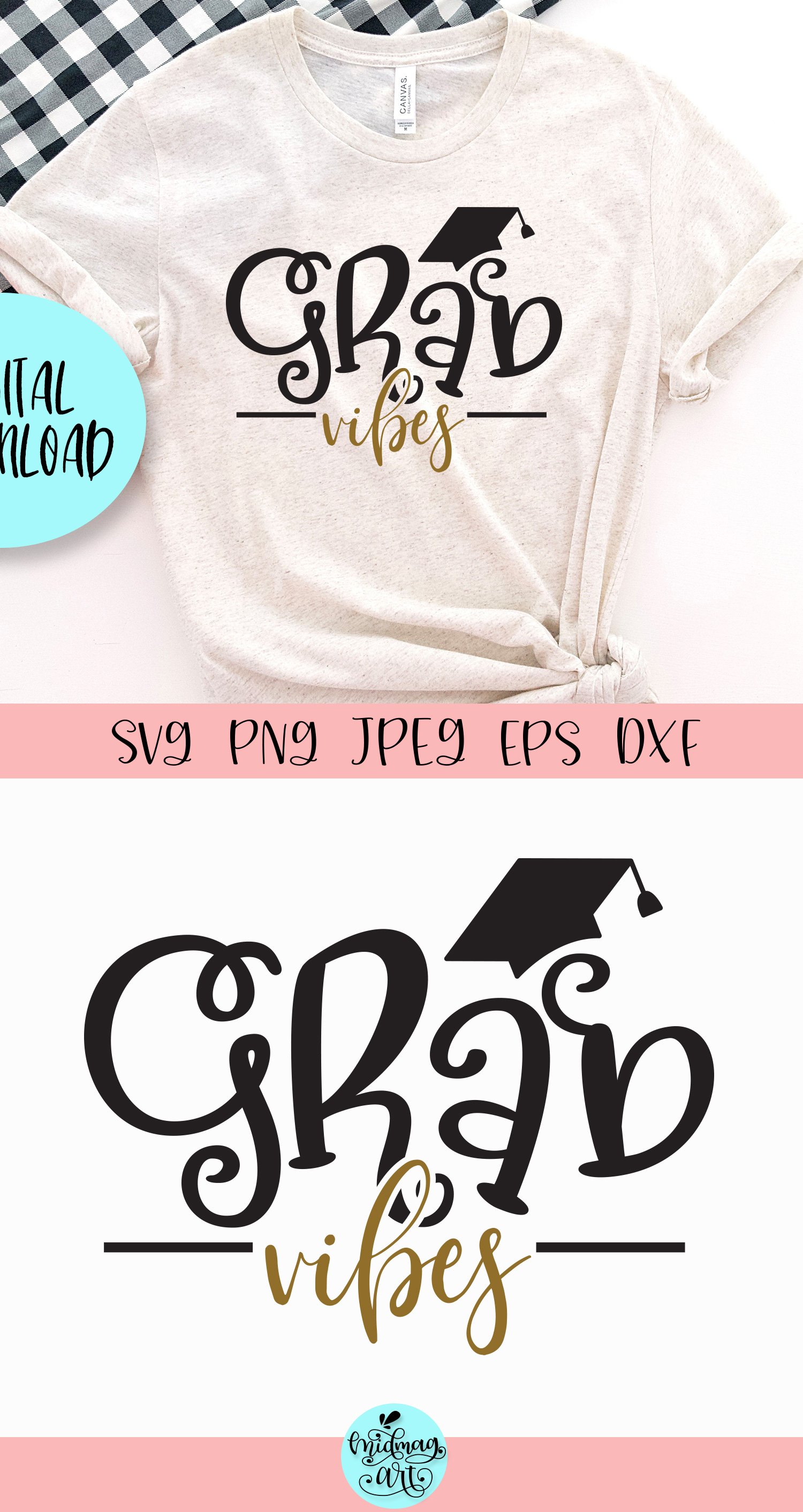 Grad vibes svg, graduation svg