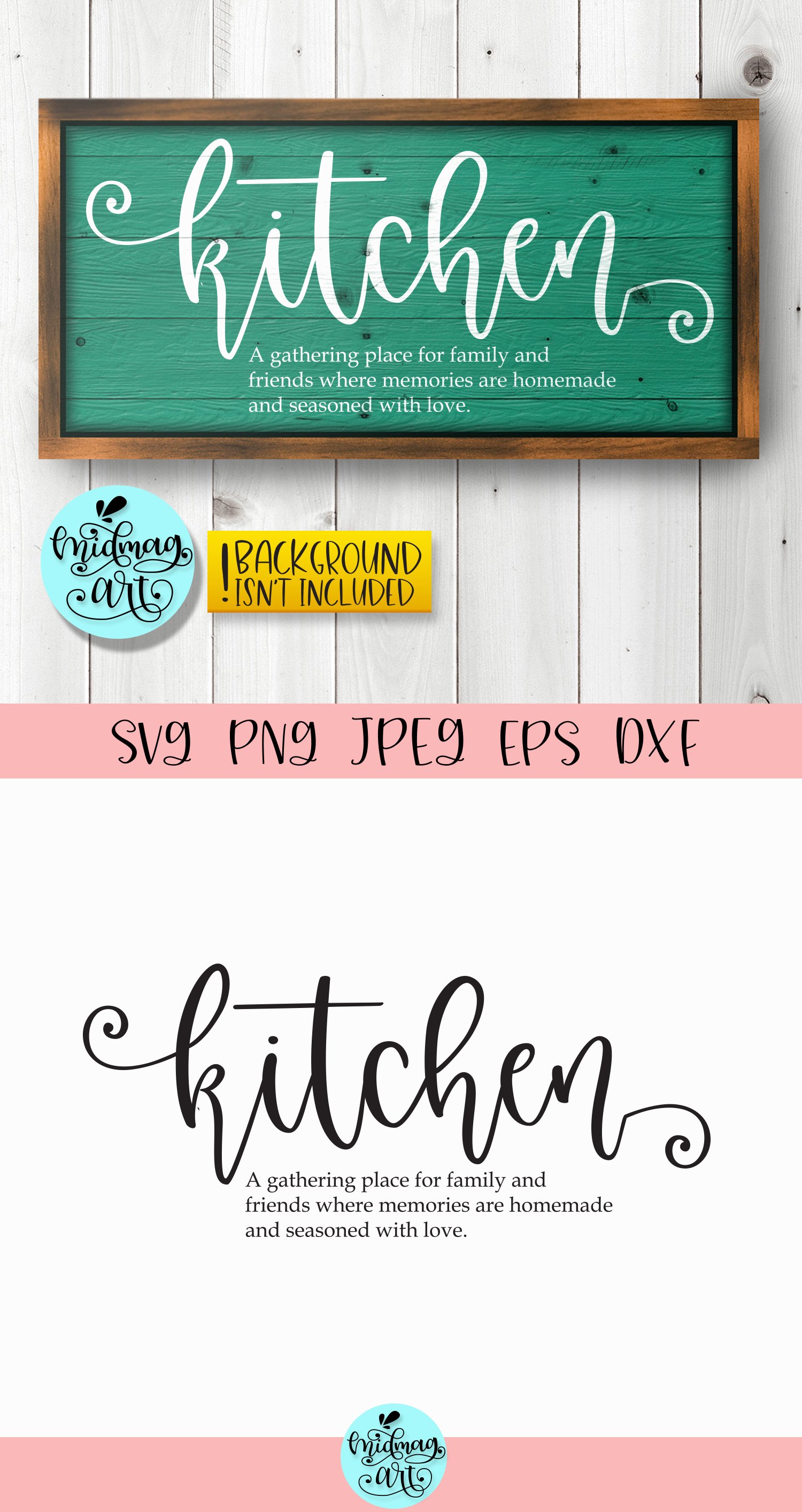 Kitchen definition sign svg, home decor svg (1282356)