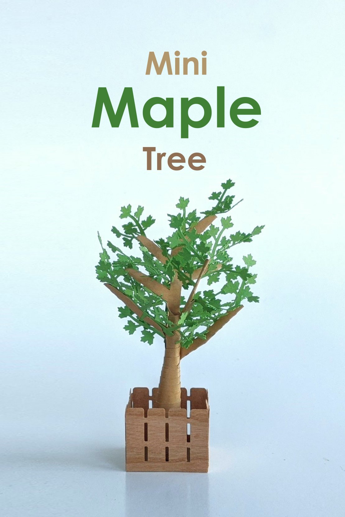 Craft Your Own Mini Maple Tree and Planter Box
