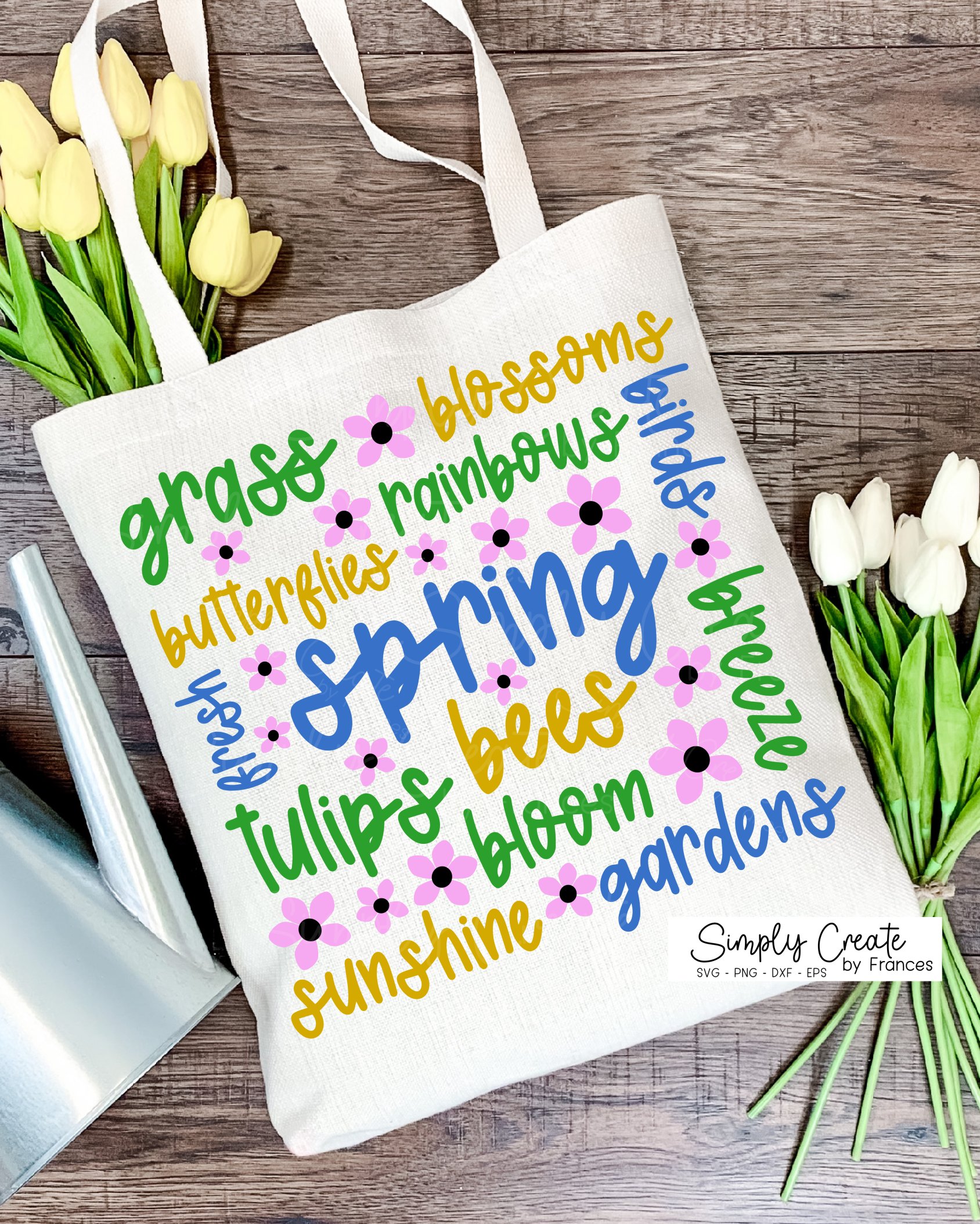 All Things Spring SVG, Spring Subway Art, Spring time