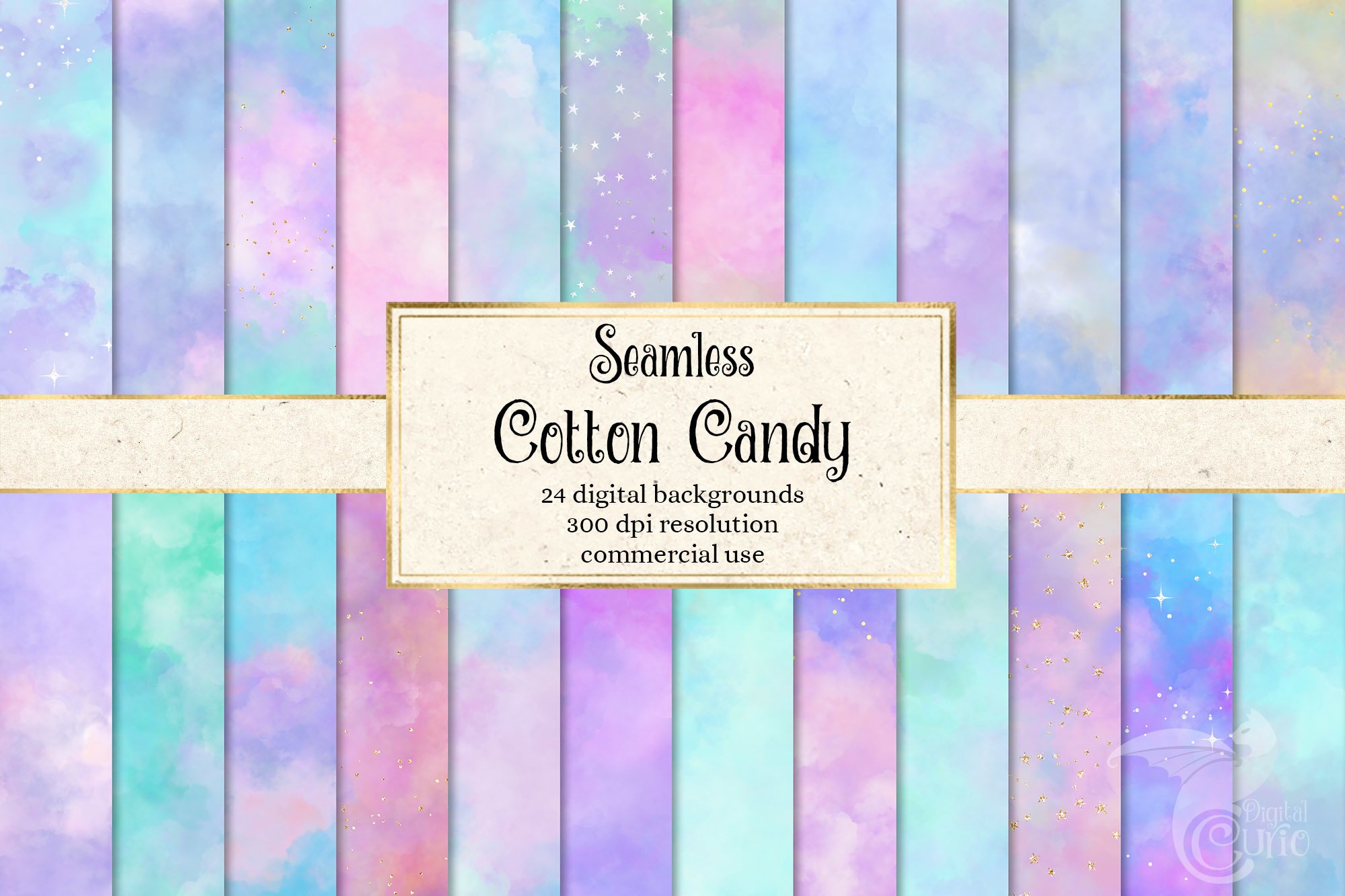 Cotton Candy Digital Paper (919219)