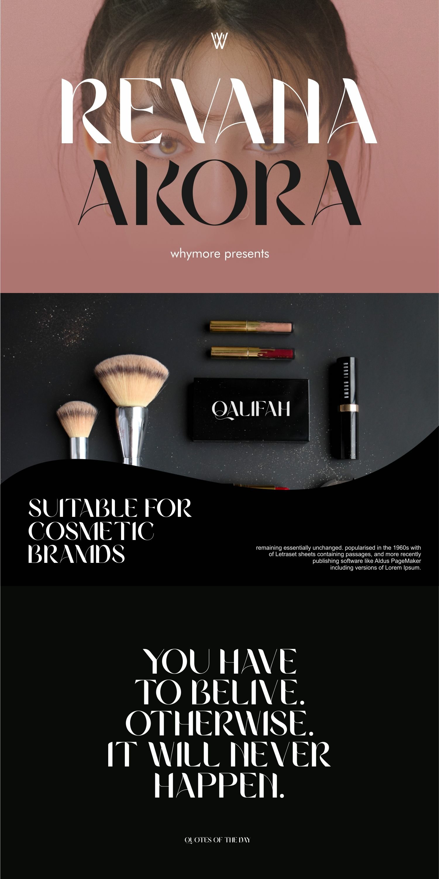 Revana |Beautifull Sans Serif Font