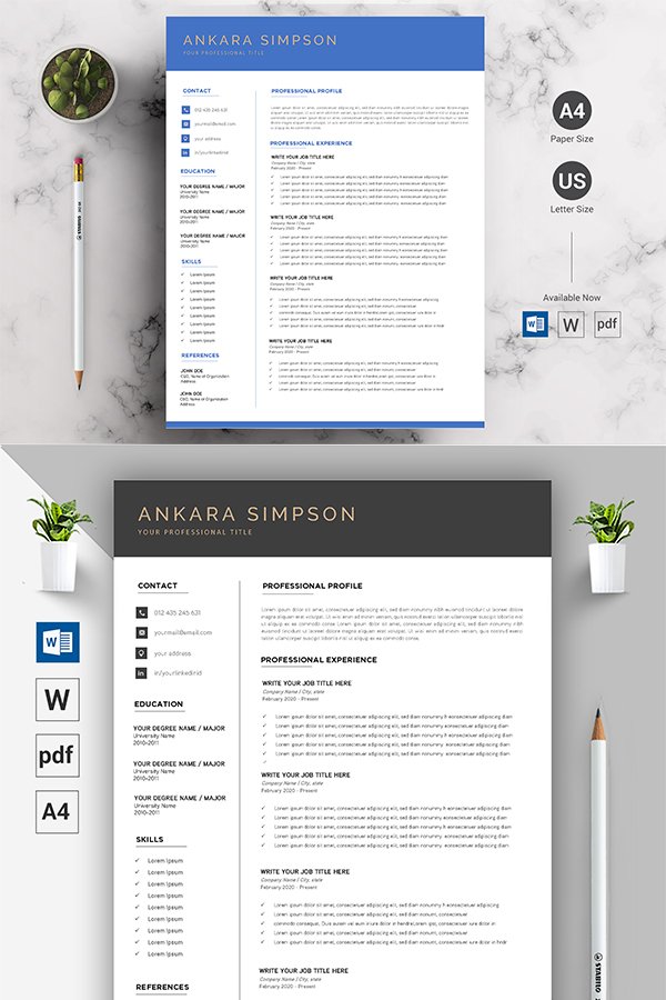 Microsoft Word CV & Resume