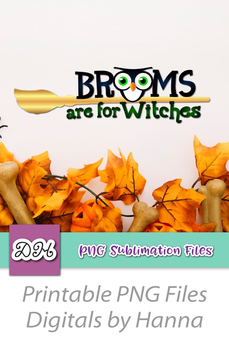 Brooms are for Witches Happy Halloween Party decor