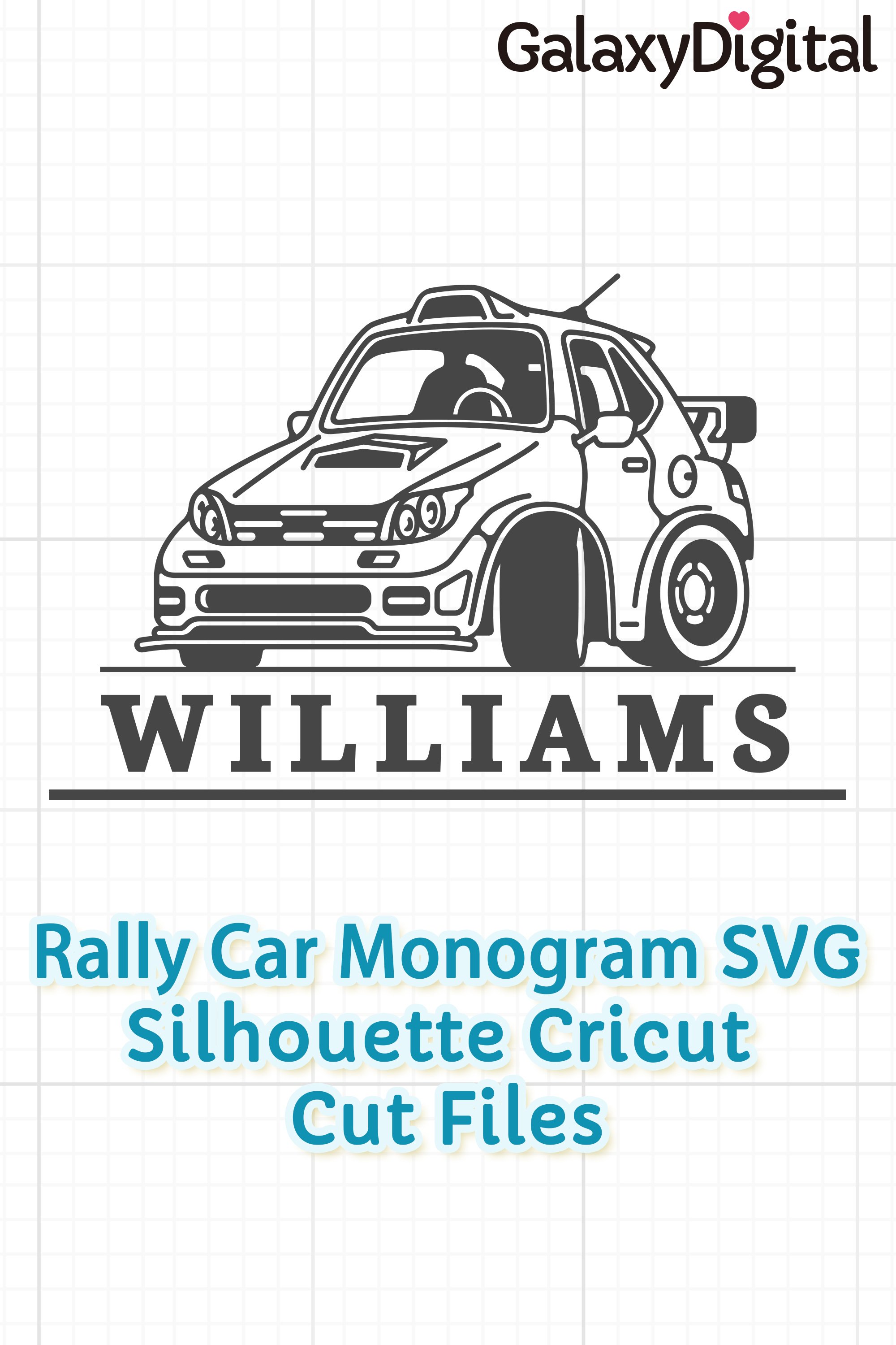 Car SVG, Car monogram SVG, Race Car Name SVG (2921715)