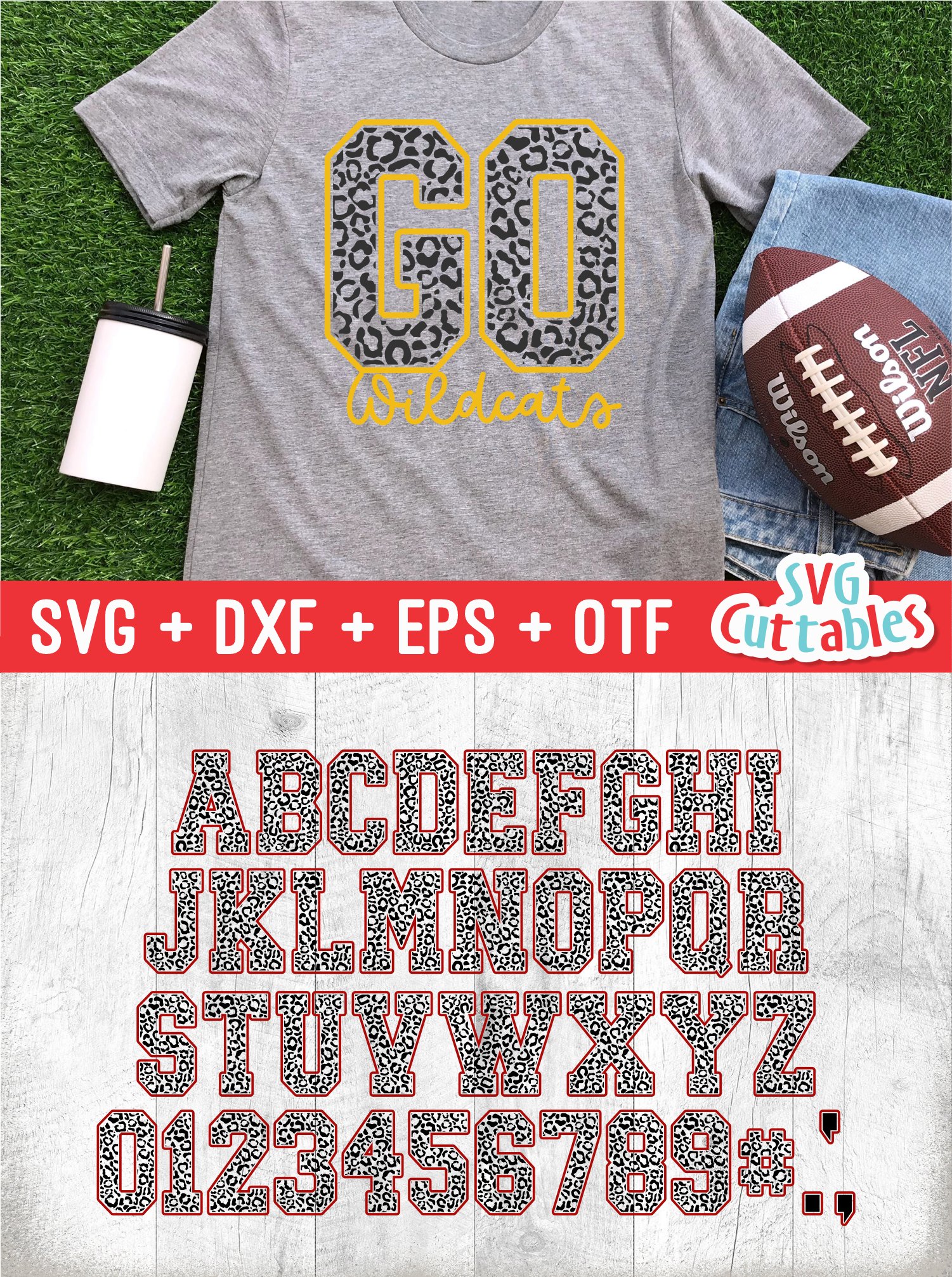 JP Leopard - Leopard Print Sport Font