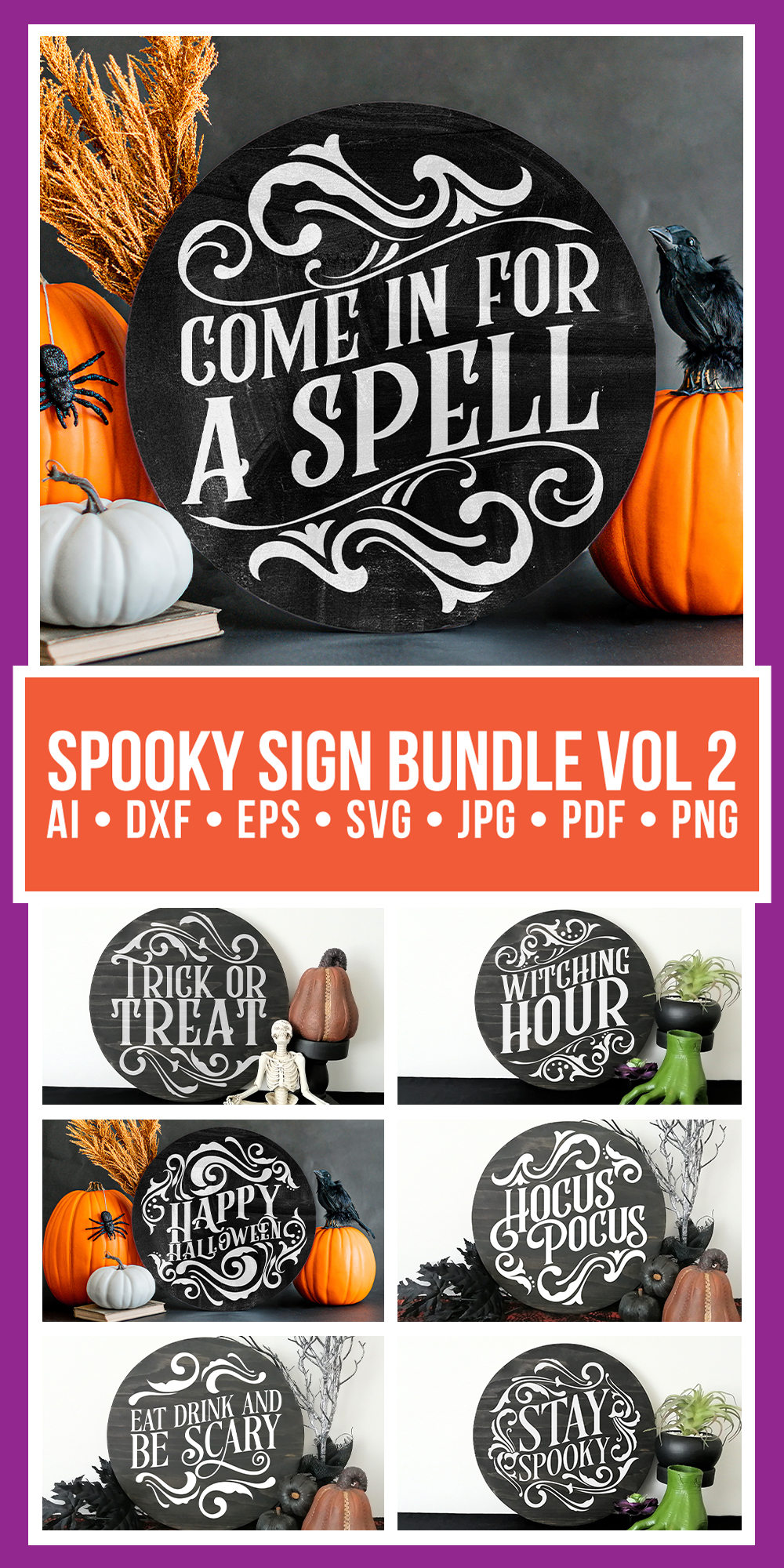 Spooky Sign Bundle Volume 2