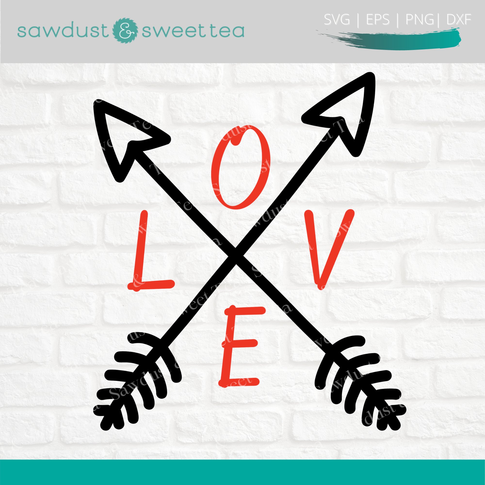Lover Arrow Laser SVG Valentine Cut File