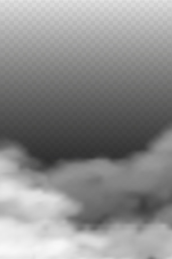 Grey fog. Vector smoke or mist isolated on transparent backg