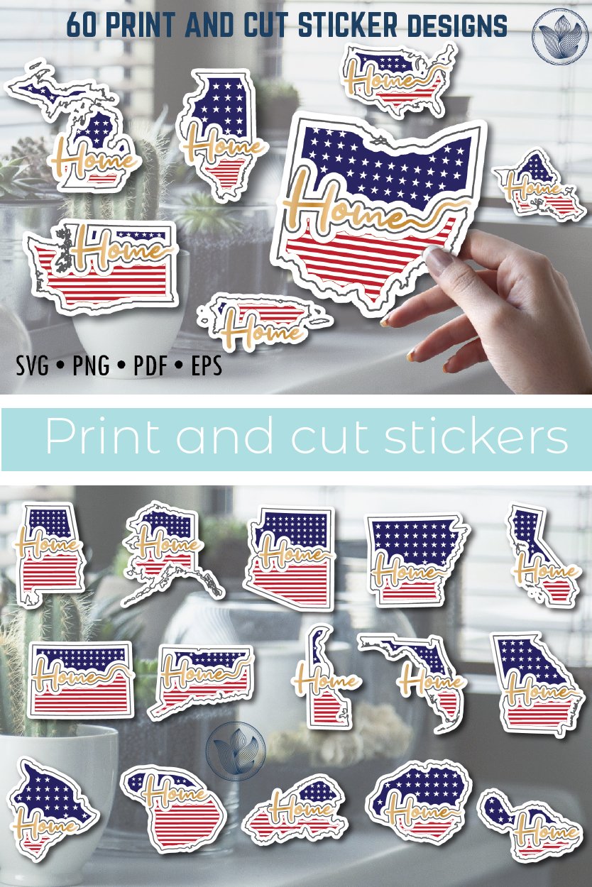 States Stickers | Home 50 States