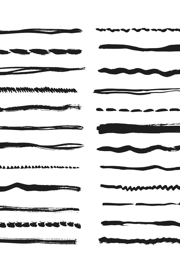 Pencil lines. Texture doodle freehand line strokes chalk scr