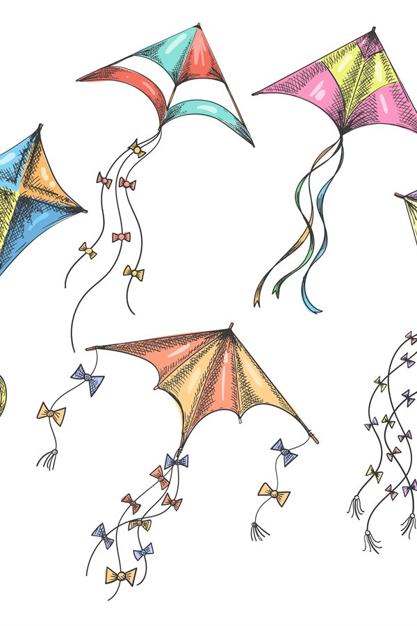 Doodle cute kite toys