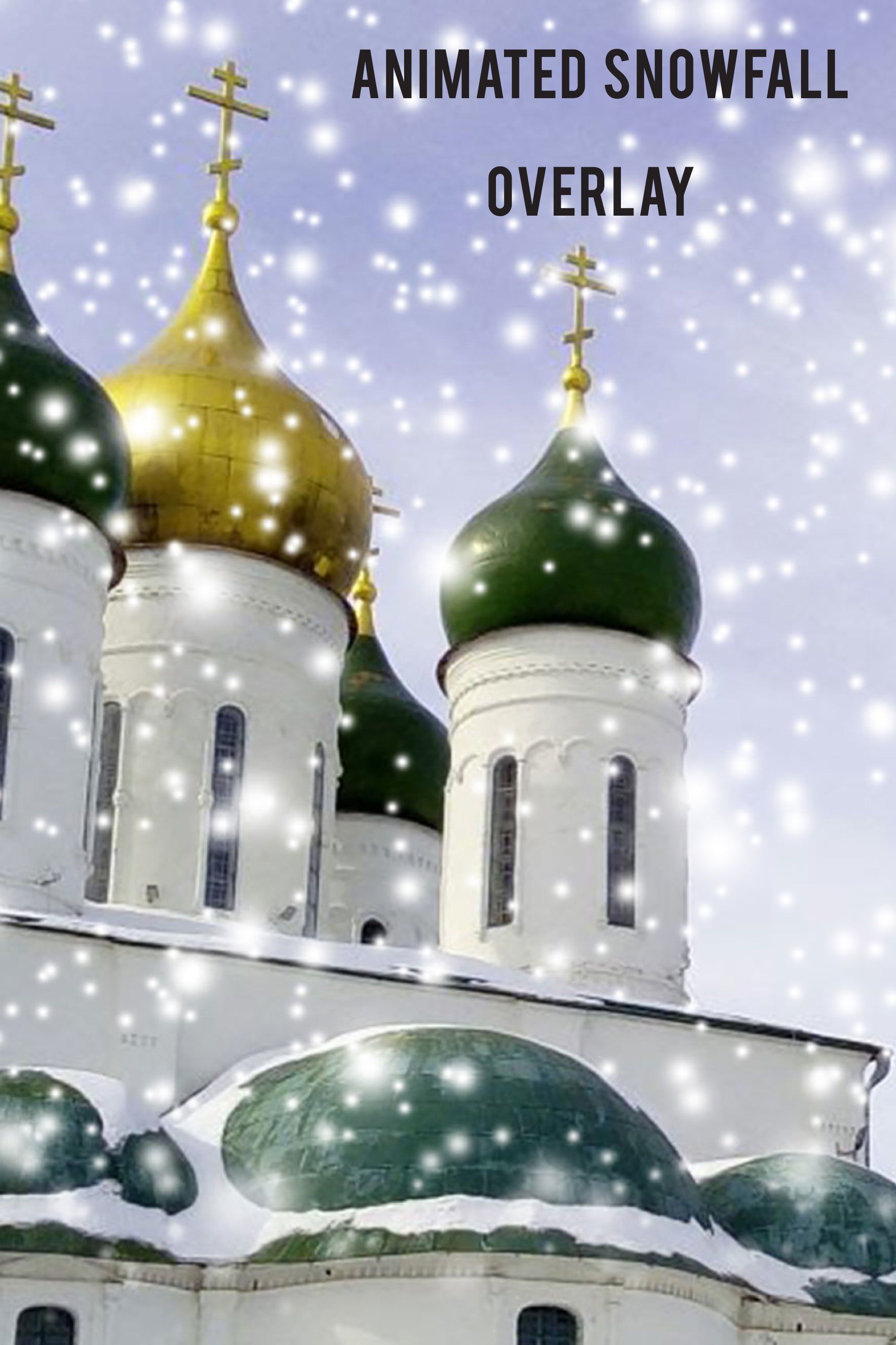 Animated Snowfall overlay