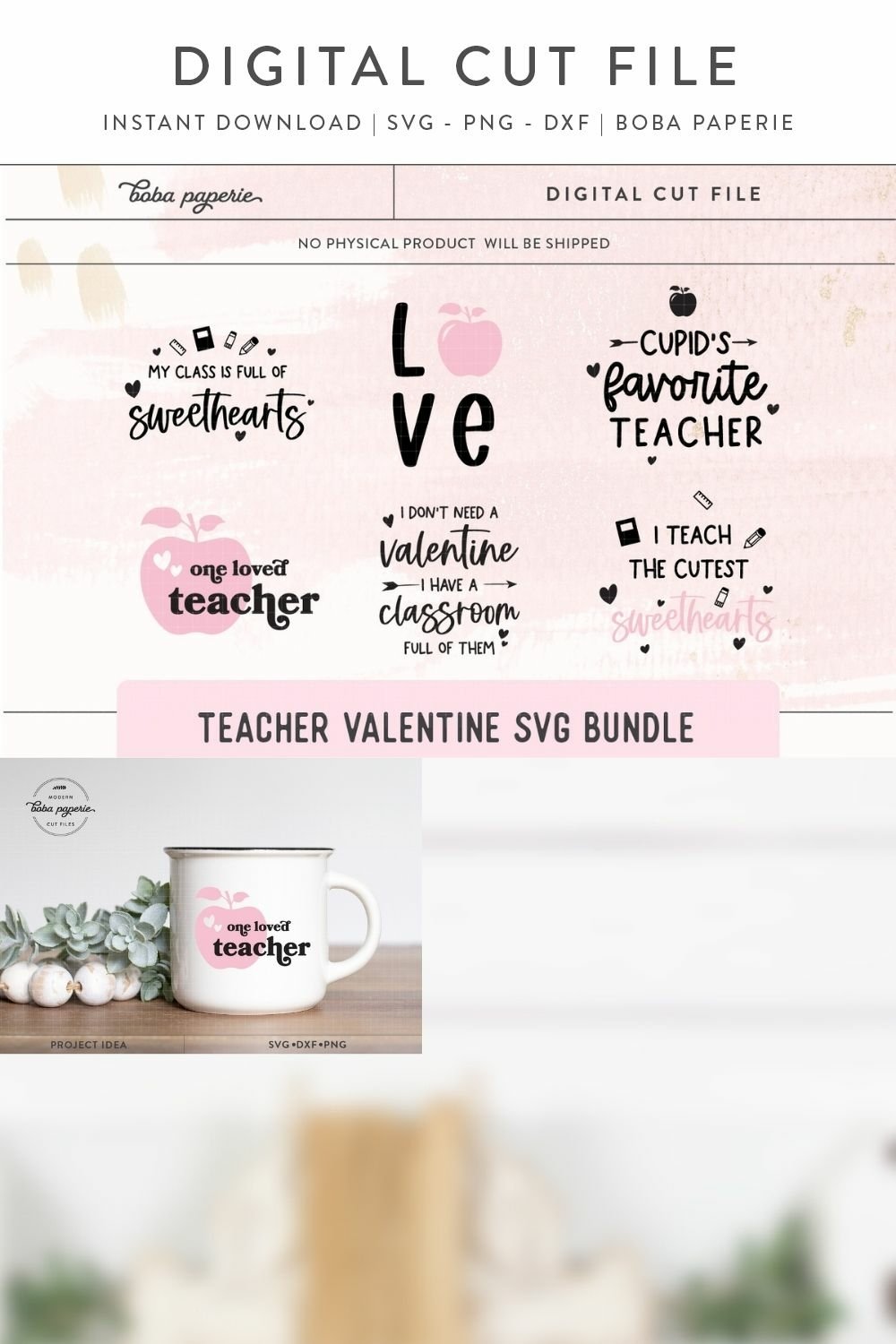 Teacher Valentine svg bundle | valentines day shirt png