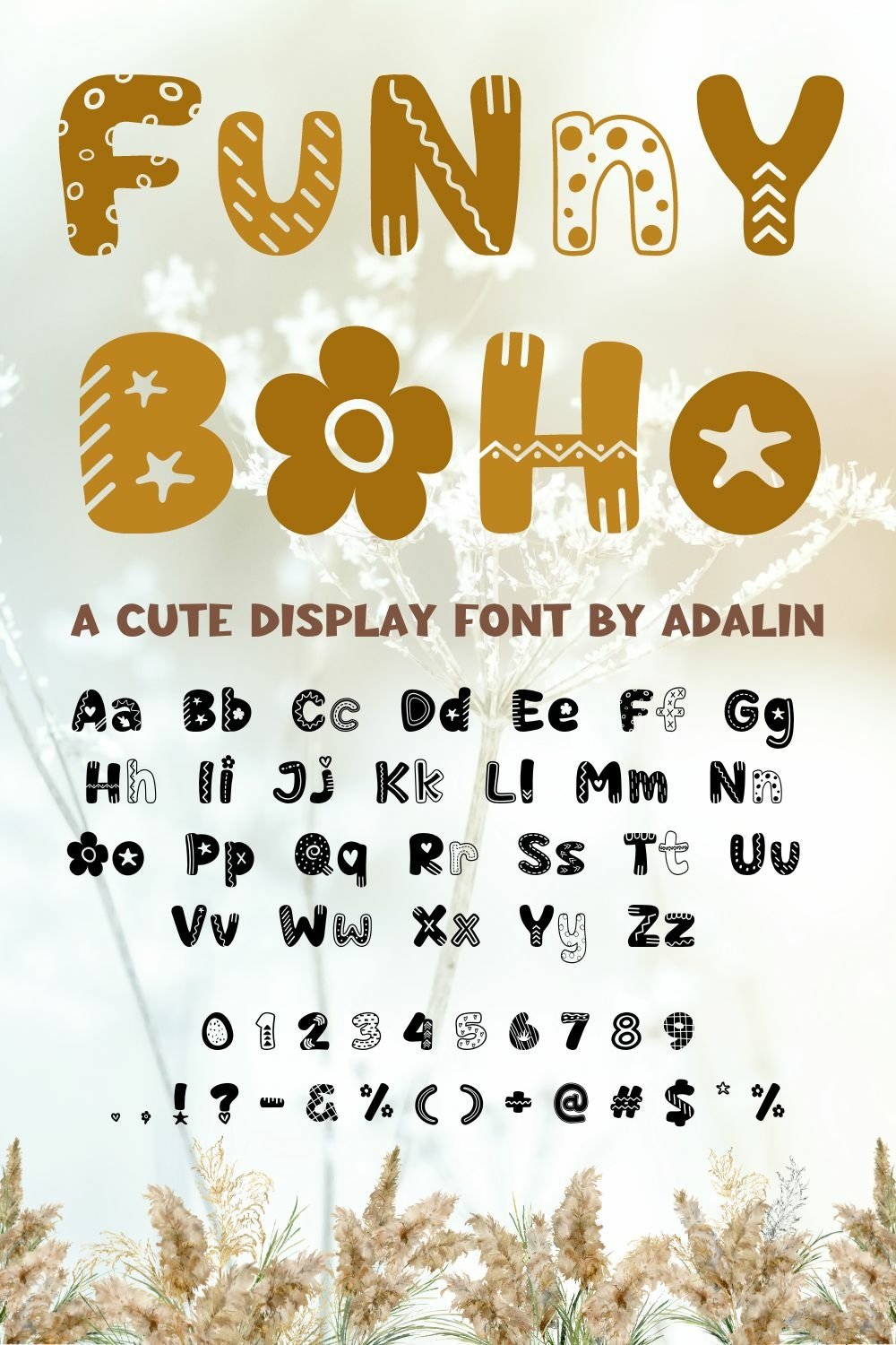 Funny Boho - Display Font