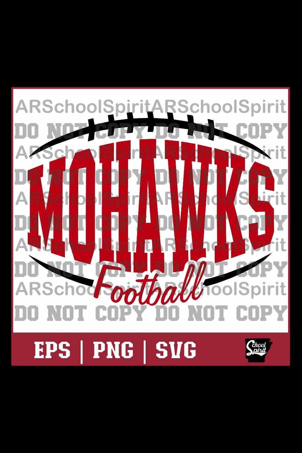 Mohawks Football SVG Shirt Design