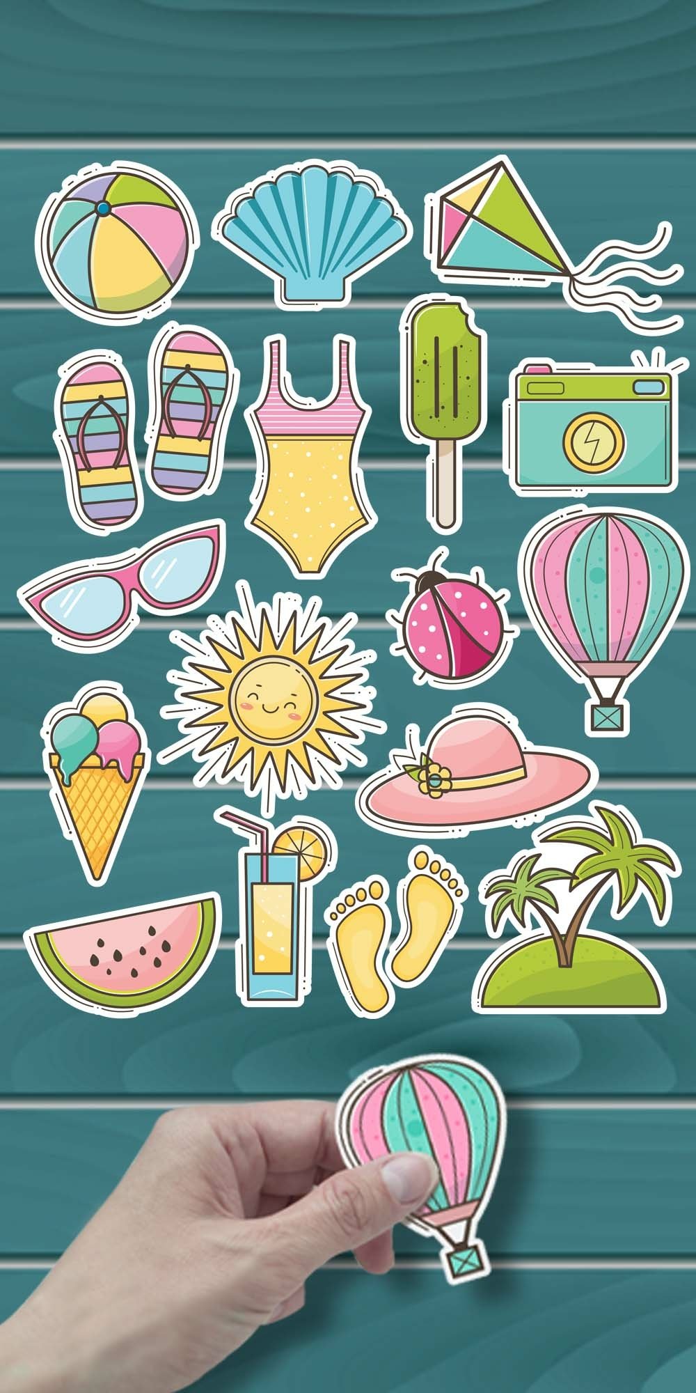 summer stickers