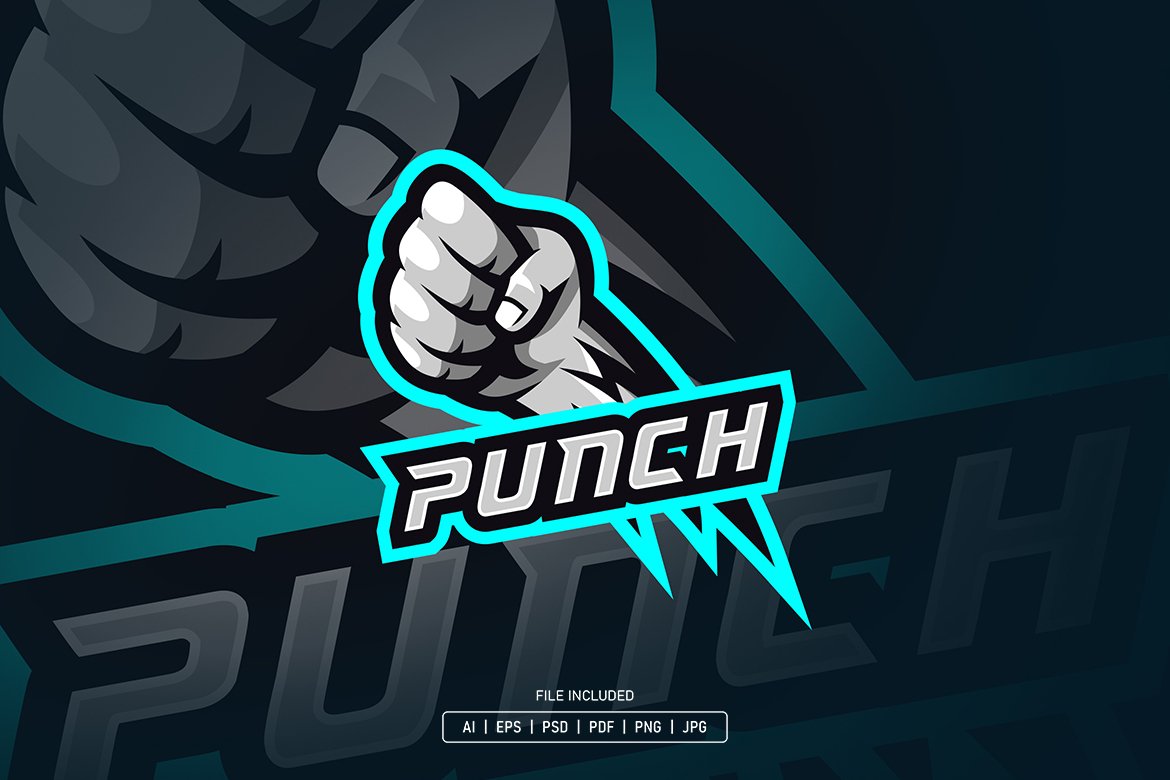 punch mascot logo