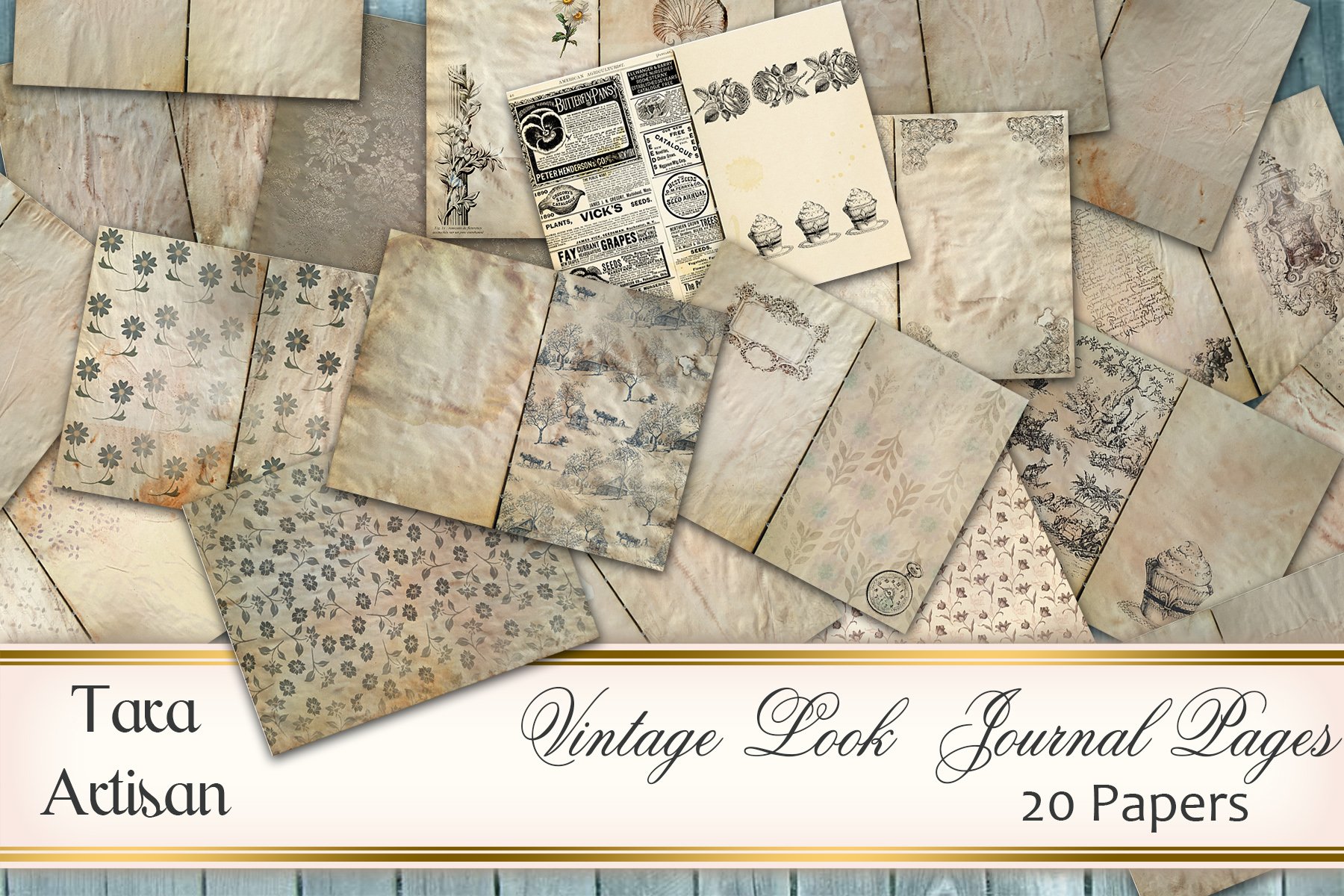 Vintage Look Paper