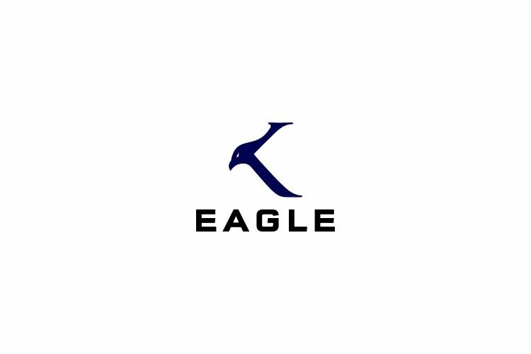 K Eagle Logo Design Vector