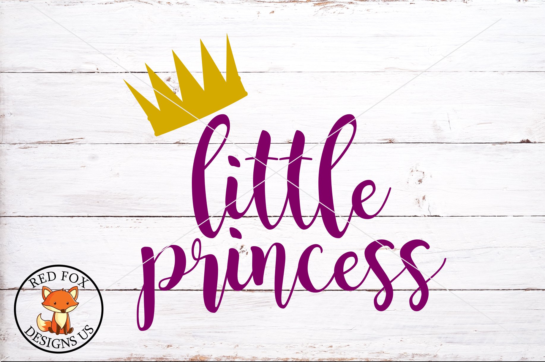Little Princess SVG | Kids Nursery Decor | SVG PNG DXF