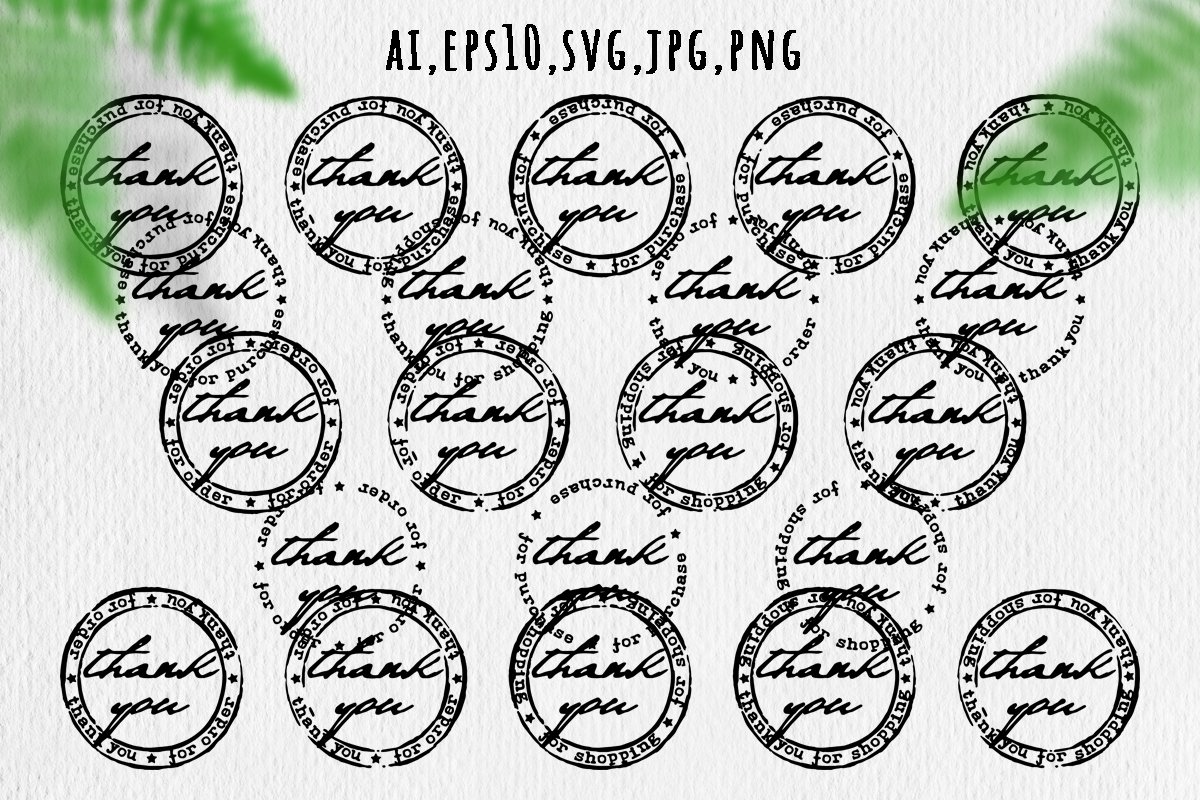 Round basis stamps