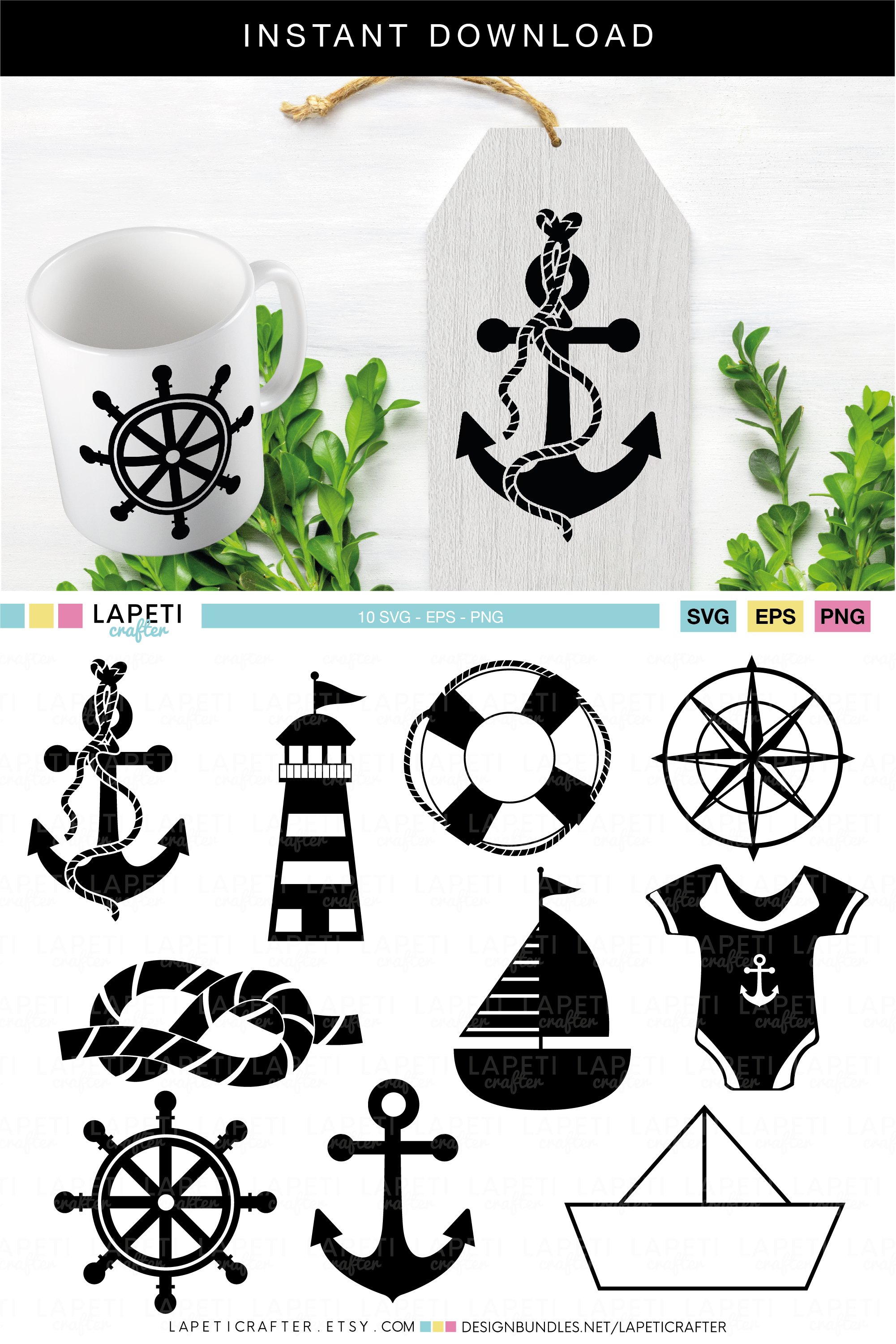 Nautical svg| SVG-EPS-PNG files