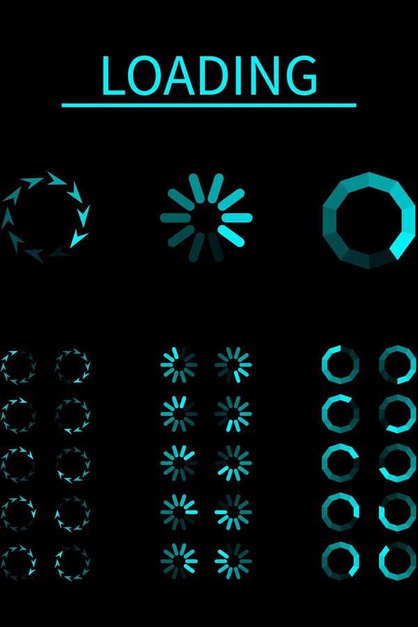 Round loader. Progressive internet buffering (1012852)