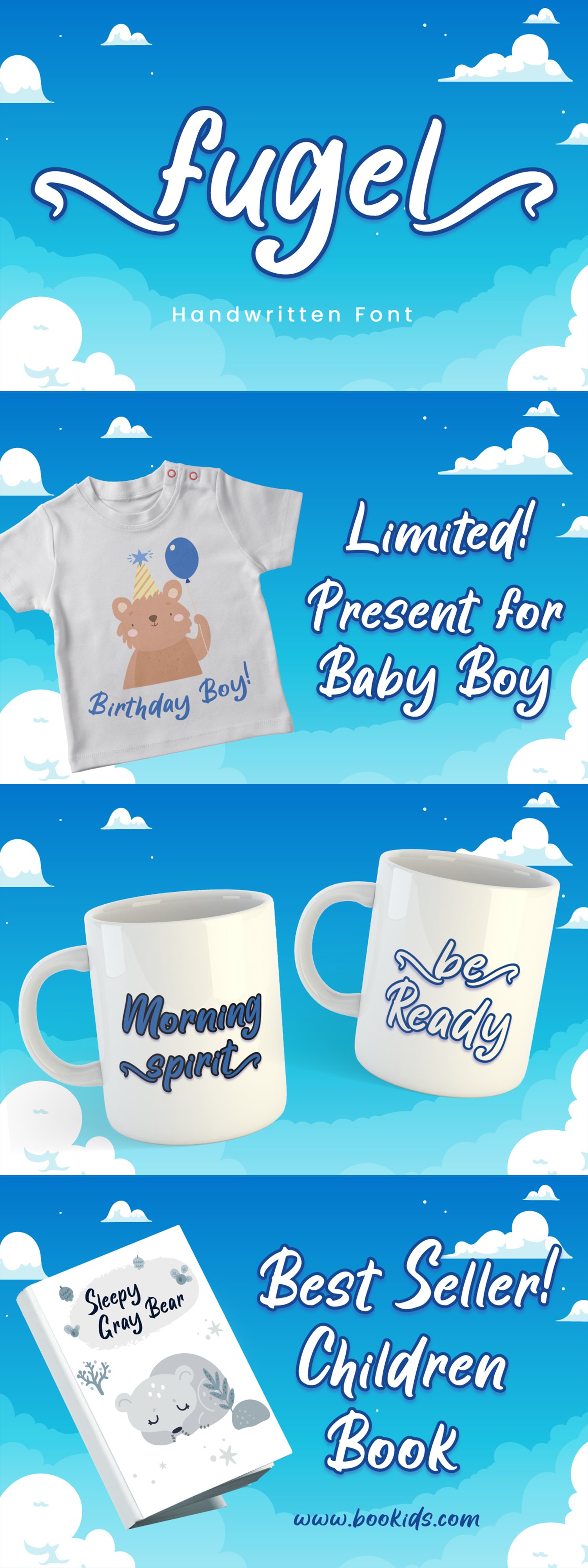 Fugel - Handwritten Font (982318)