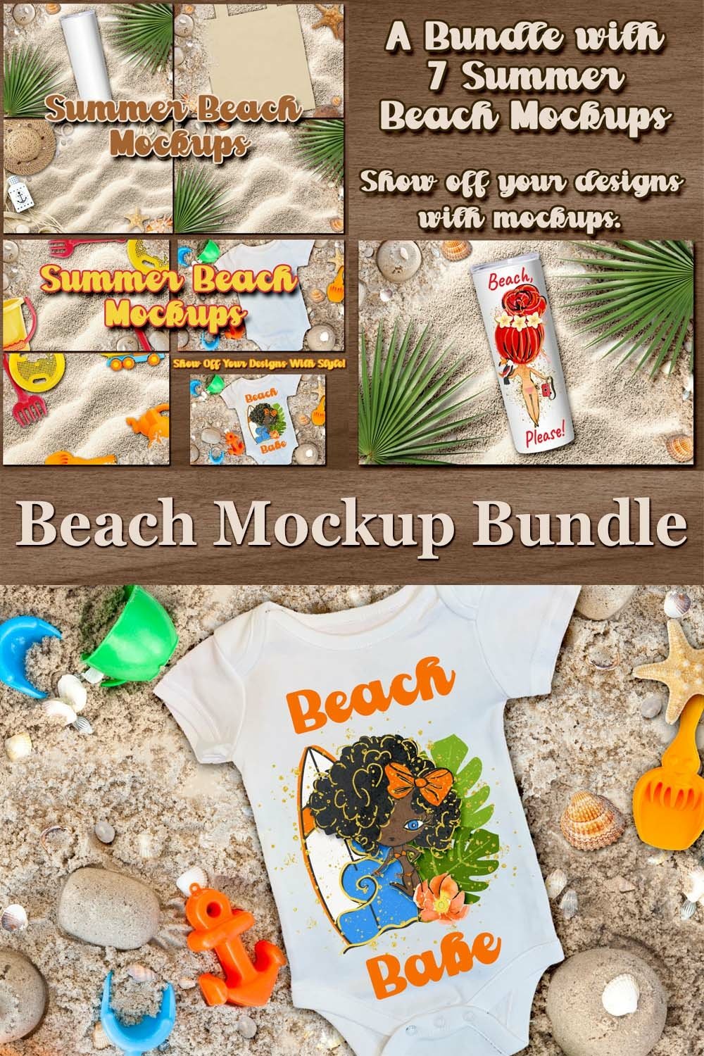 Summer Beach Mockup Bundle