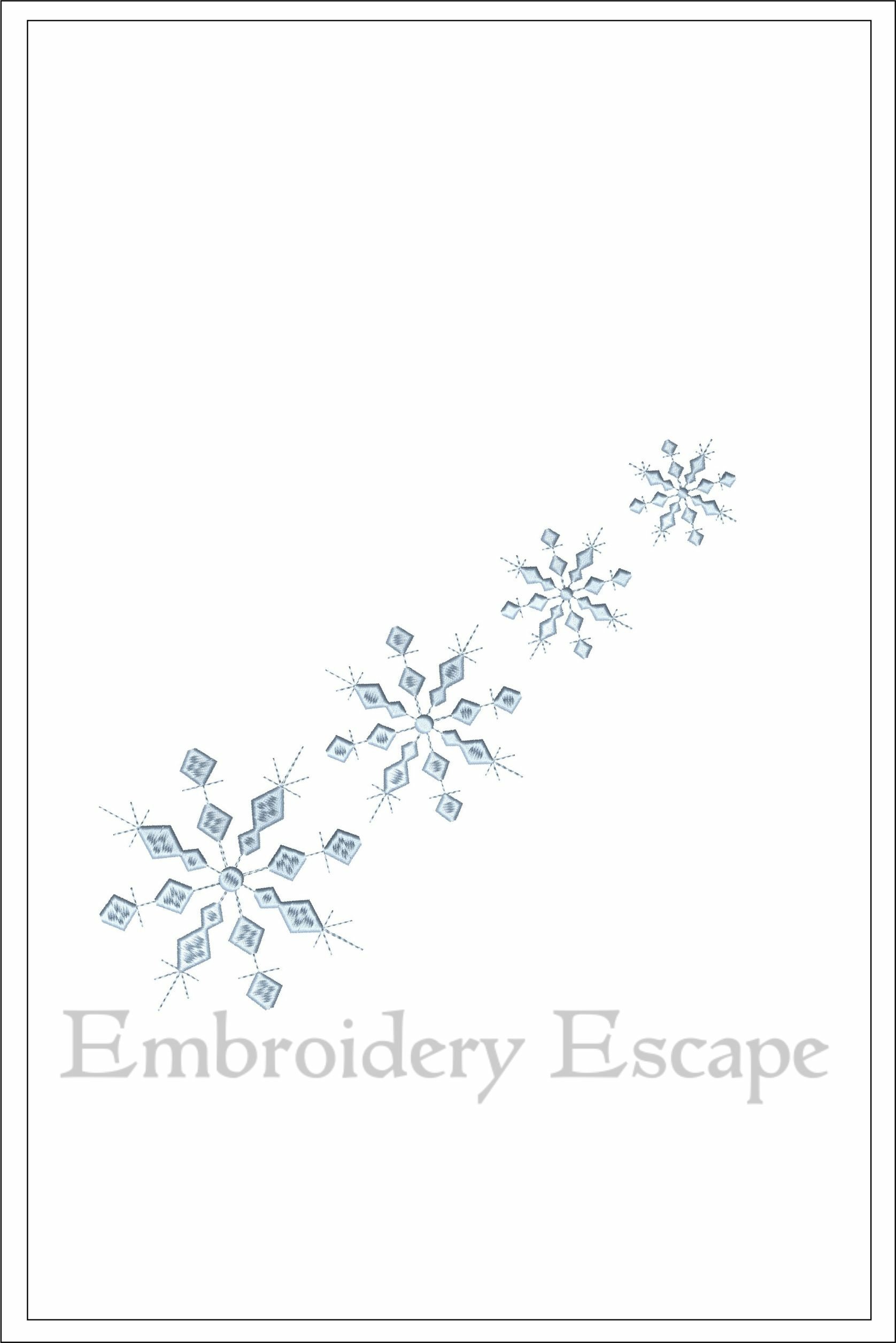 Snowflake Machine Embroidery Design (5076434)