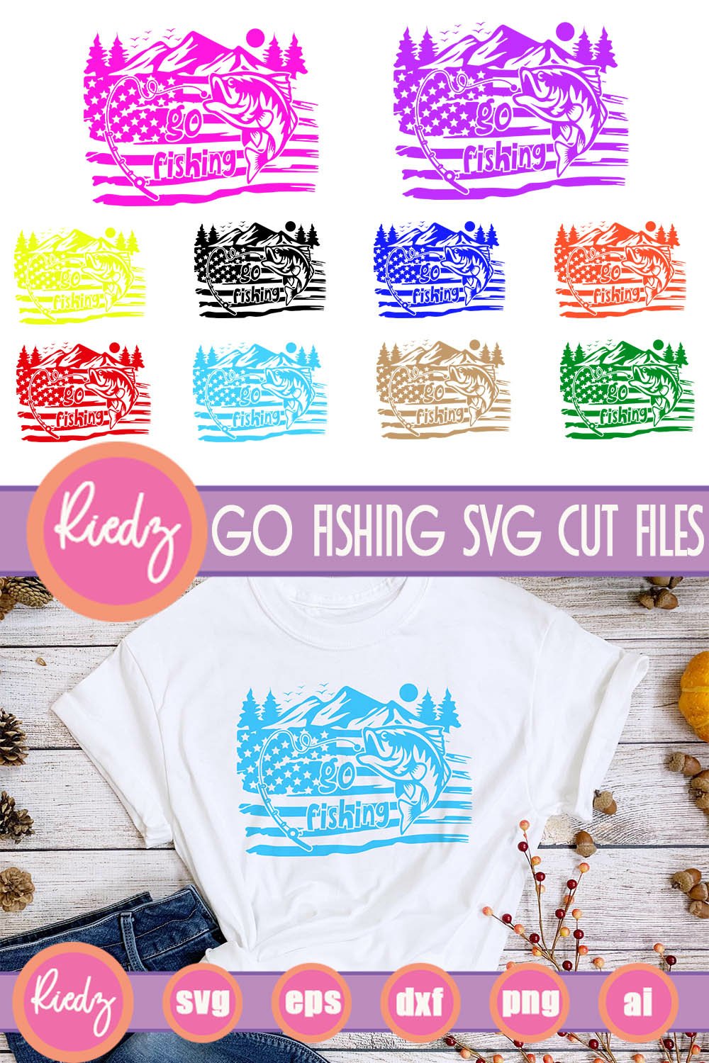 go fishing svg cut file, fishing png sublimation, fish svg